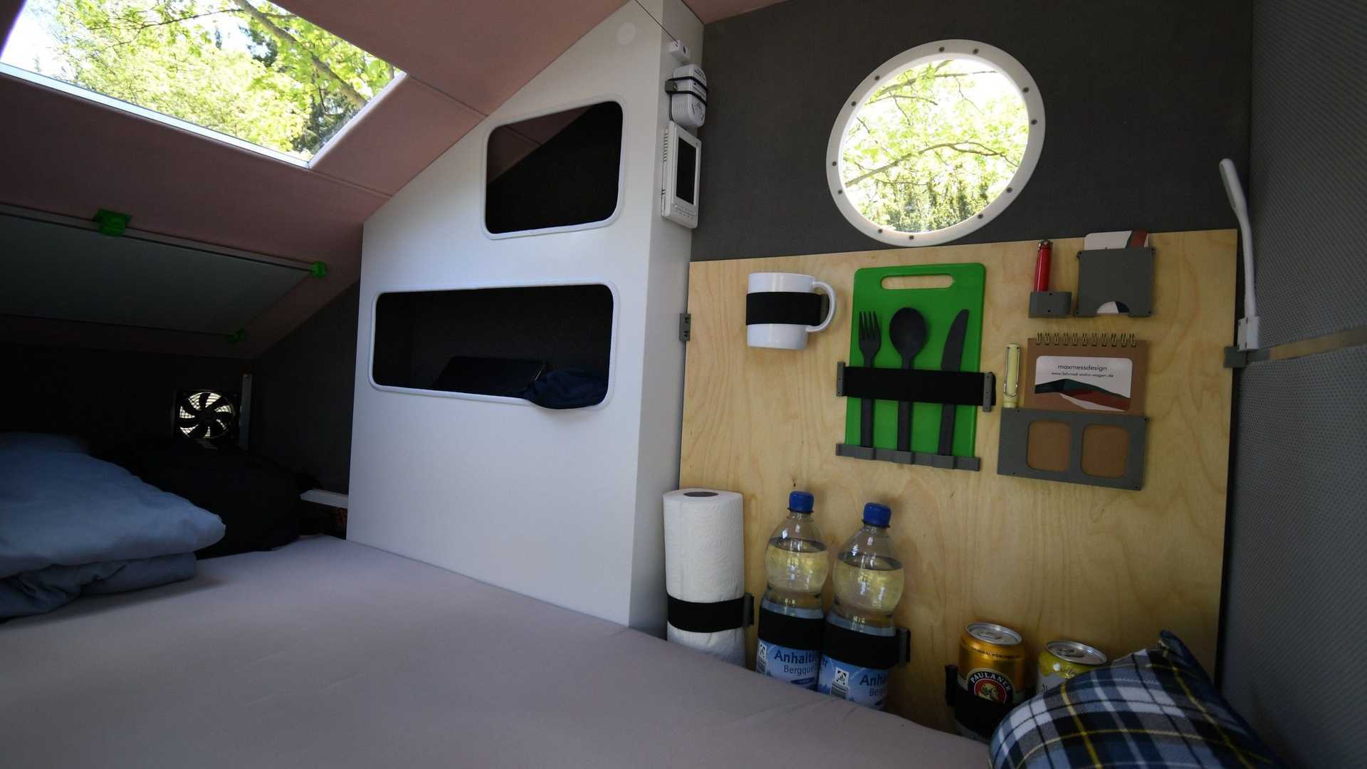 Check Out This Rad E-Bike Trailer That You Can Camp In