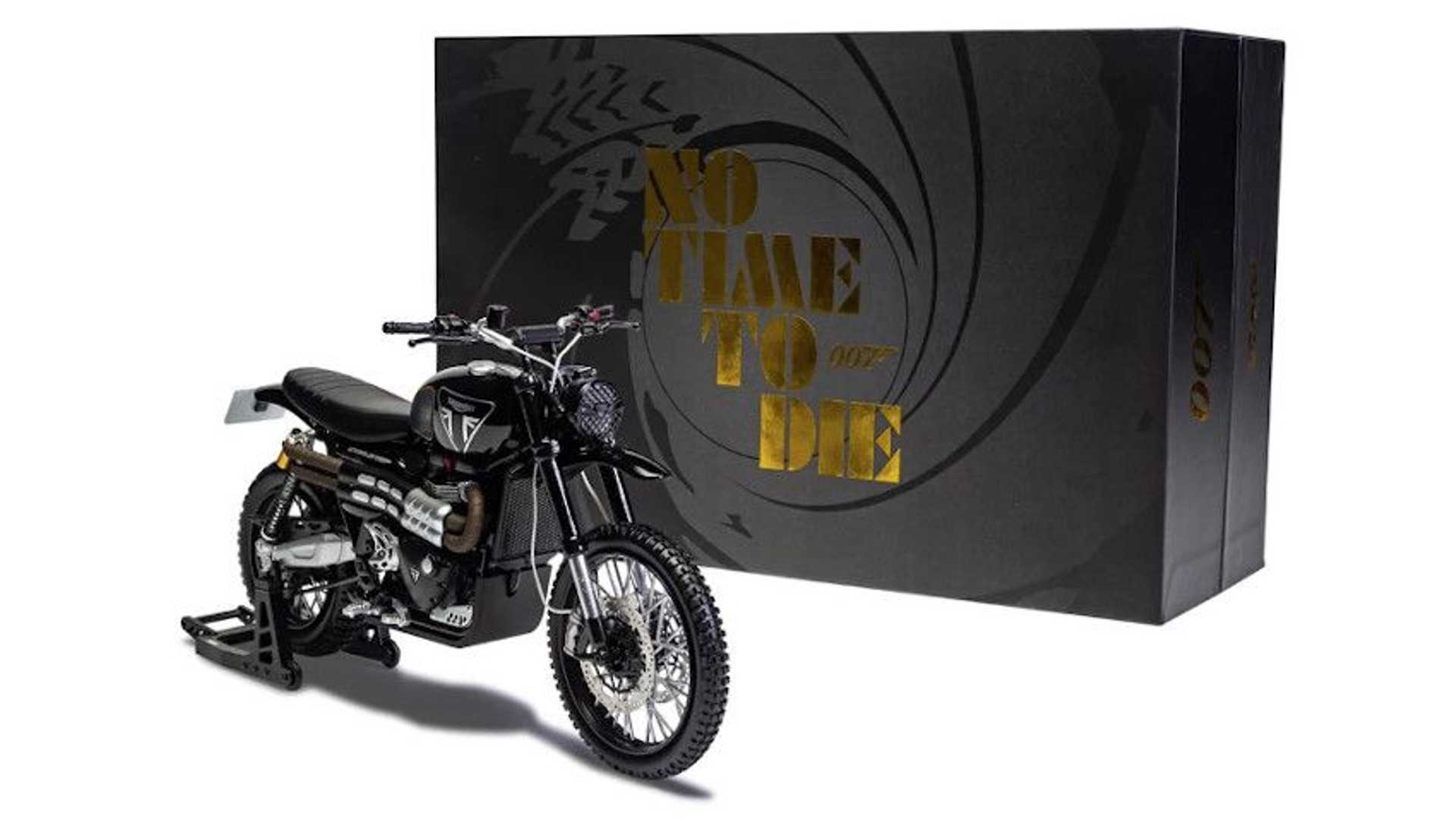 Can’t Afford A Triumph Scrambler Bond Edition? Get This Scale Model Instead