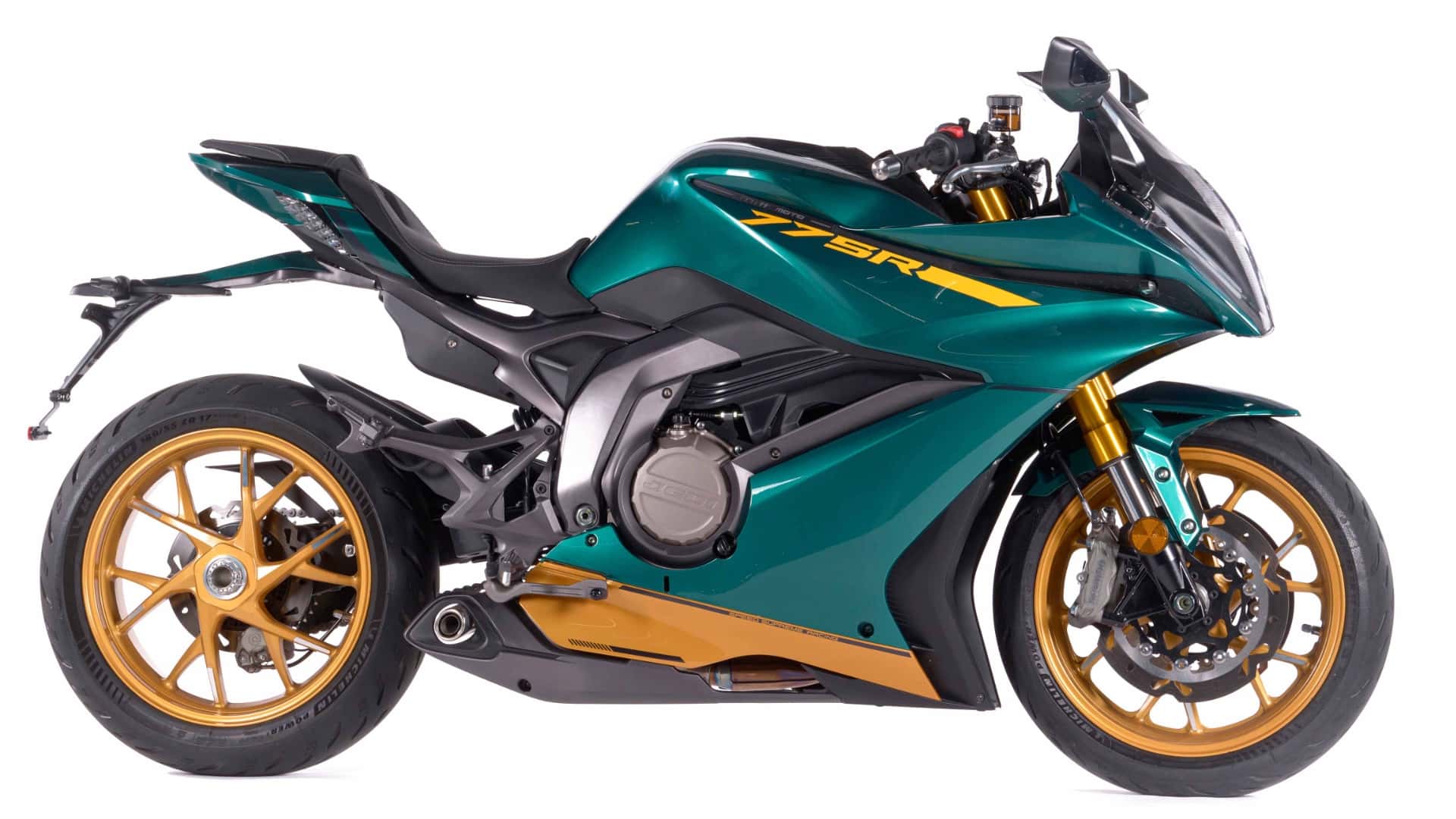 Esta moto deportiva china es llamativa y tiene pedigrí