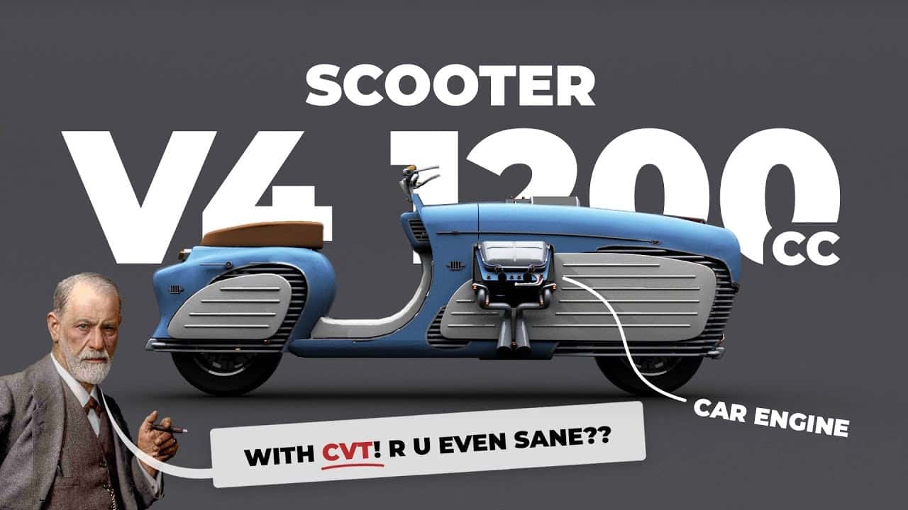 This Custom Scooter Build Is An Insane Work Of Alternate Timeline Art