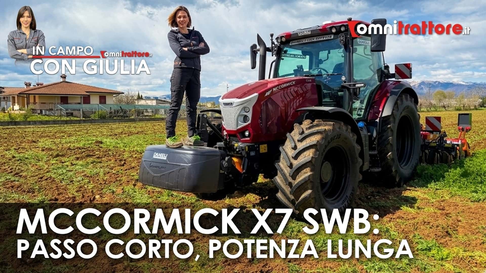 McCormick X7.4180 SWB: 175 CV compatti con Giulia Tonello
