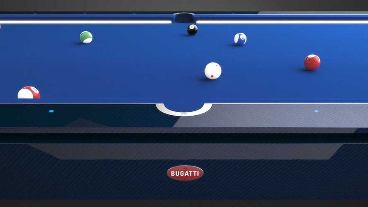 250'000 € pour le billard Bugatti en fibre de carbone