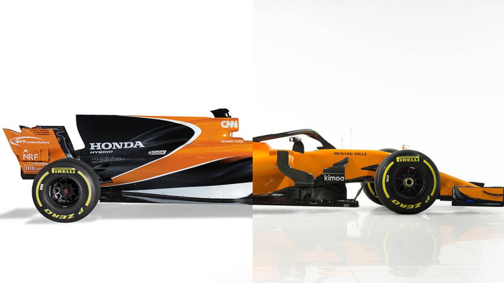 Comparativa entre el nuevo McLaren MCL33 y el MCL32