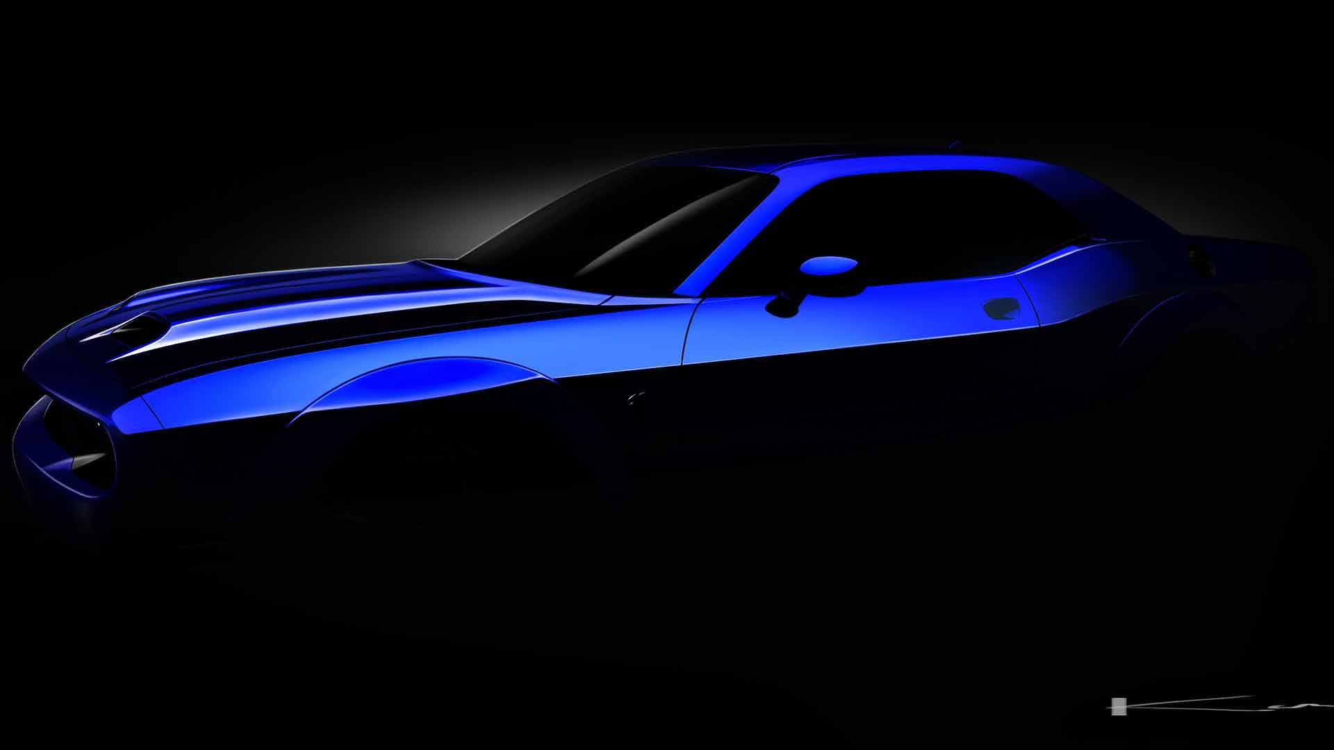 Dodge tease la version restylée de la Challenger SRT Hellcat