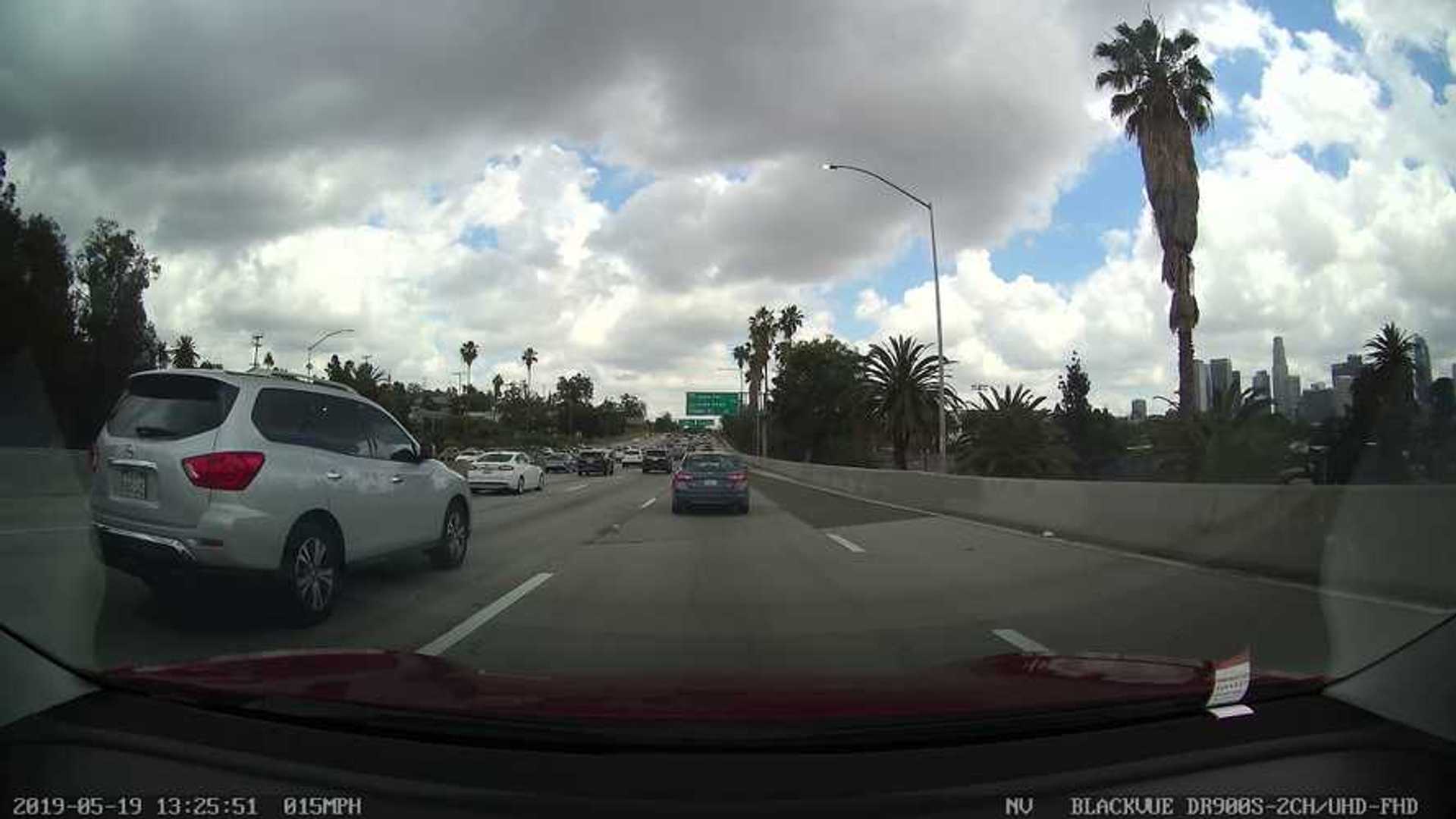 Tesla Auto Emergency Braking Saves Model 3 From Crash: Video
