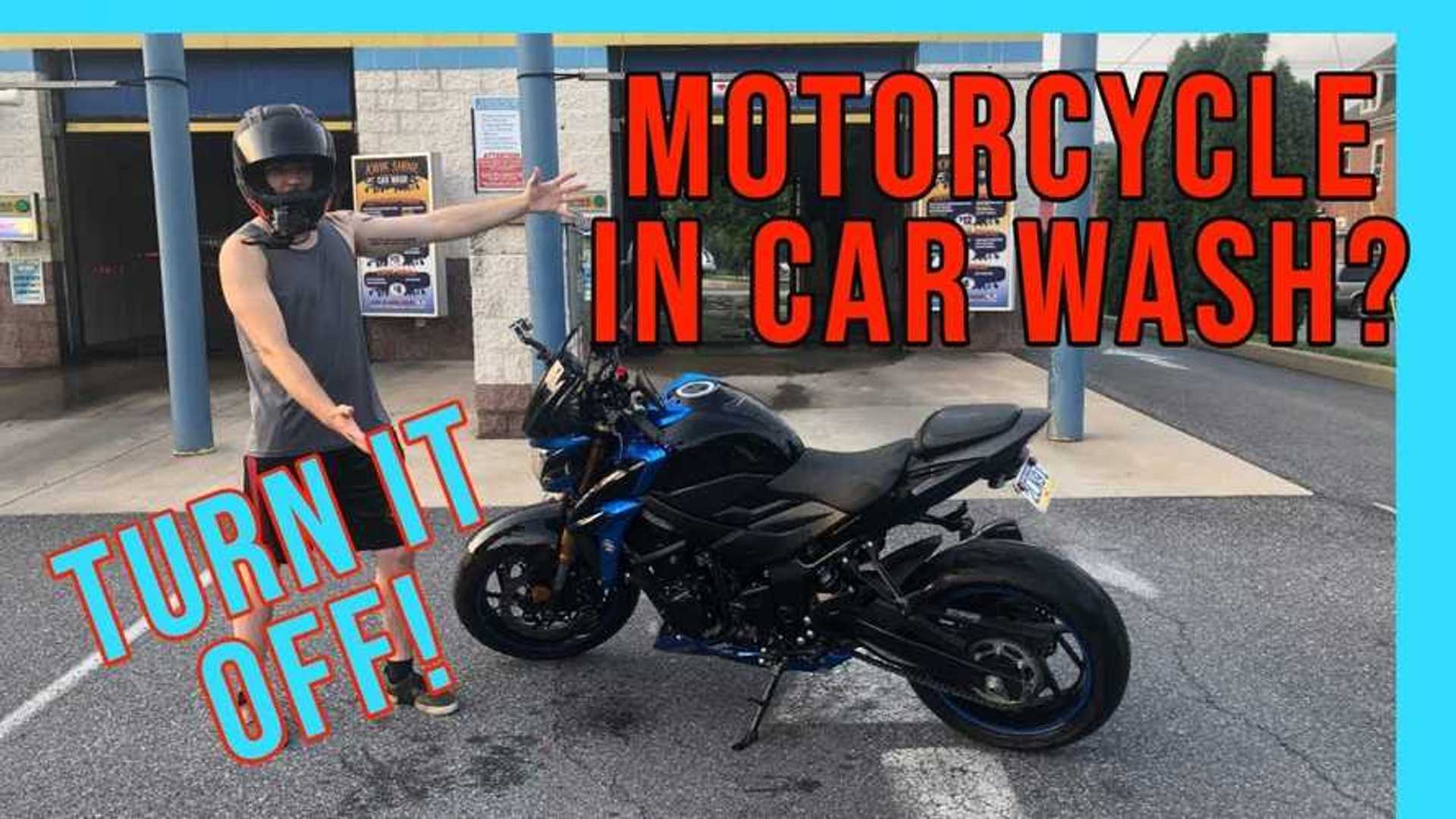 What Happens When You Take A Bike To A Car Wash?