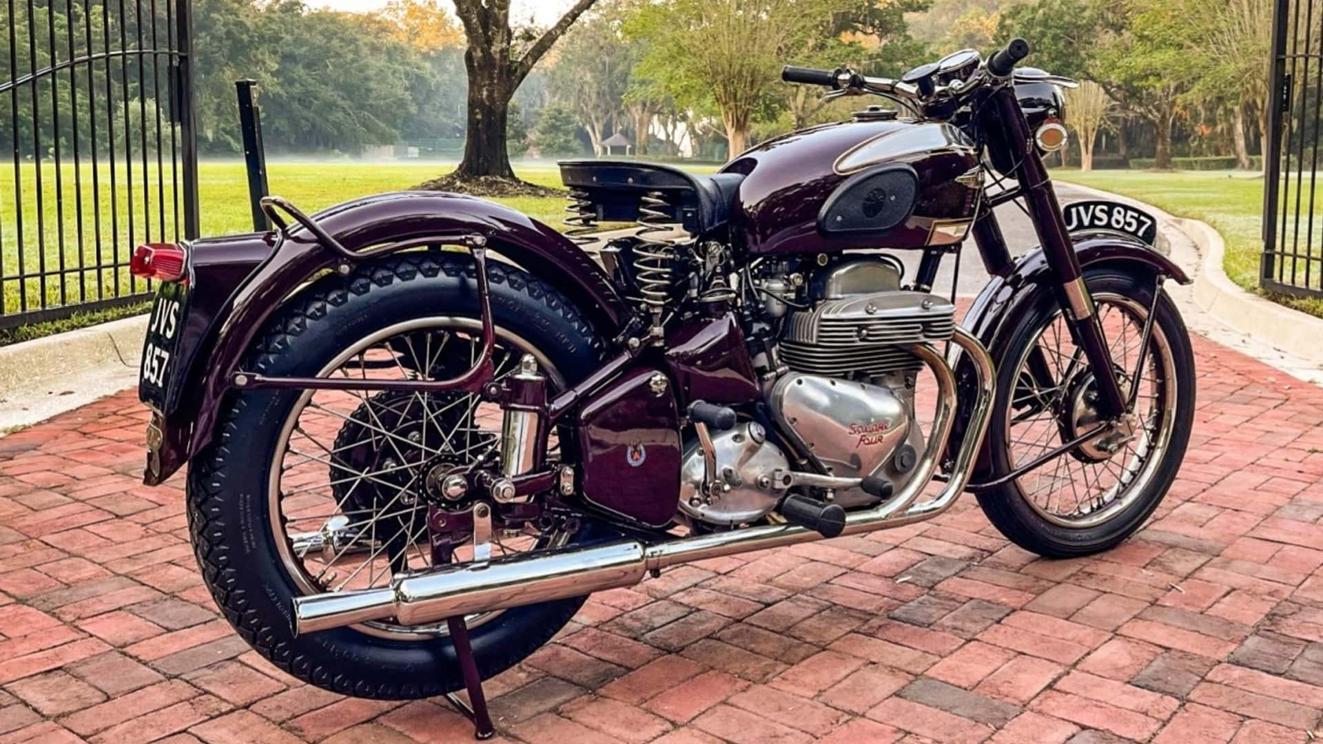 One of Ariel's Weird and Wild Square-Engine Motorcycles Just Came Up ...