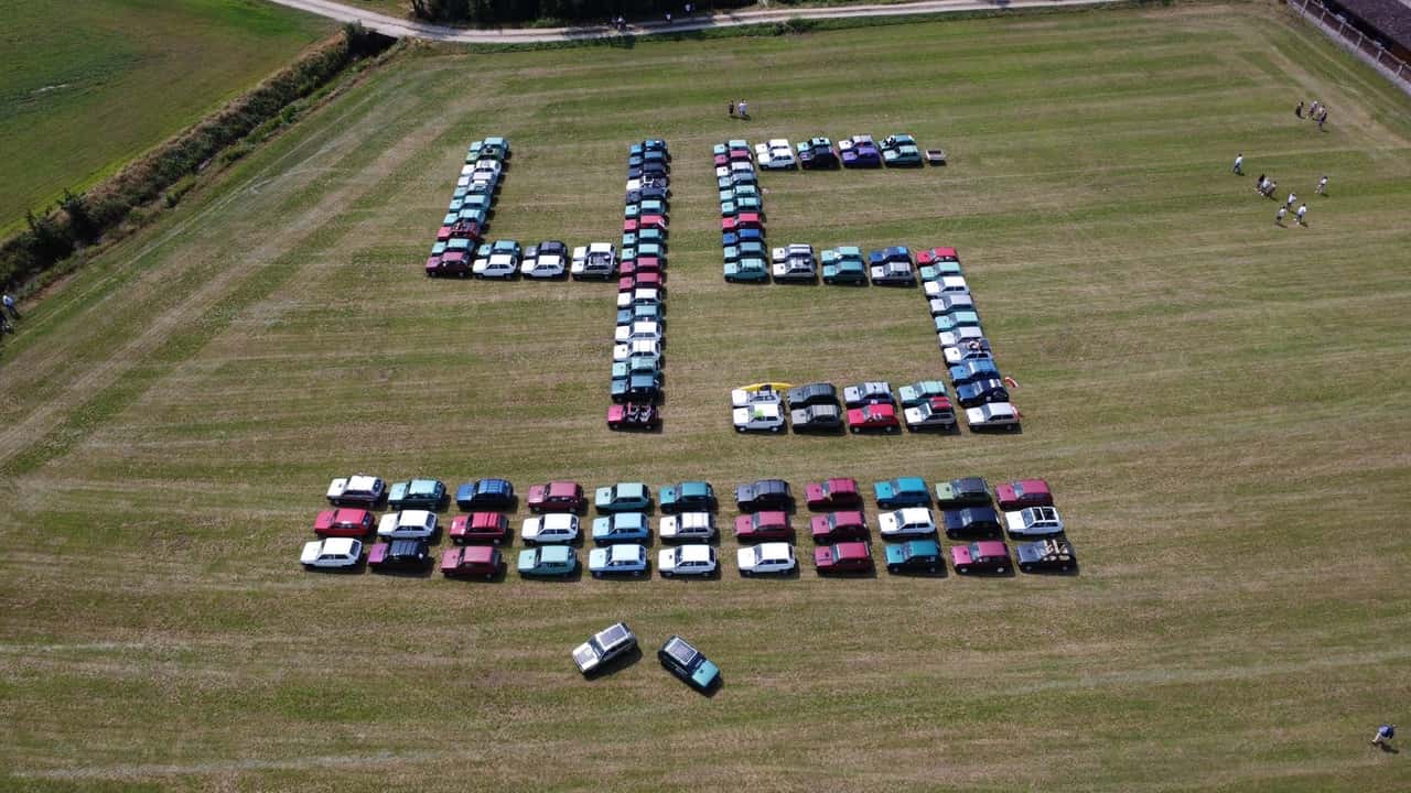 Il più grande raduno al mondo di Fiat Panda ha fatto un nuovo record