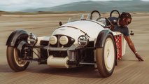 One-Off Morgan Super 3 Gets Custom Fabric Canopy And Luggage Racks