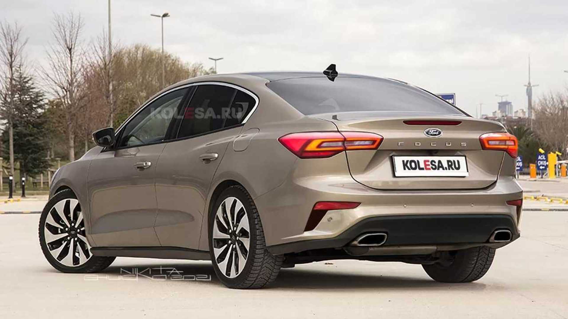 2022 Ford Focus Unofficial Renderings Preview Sedan US Won't Get