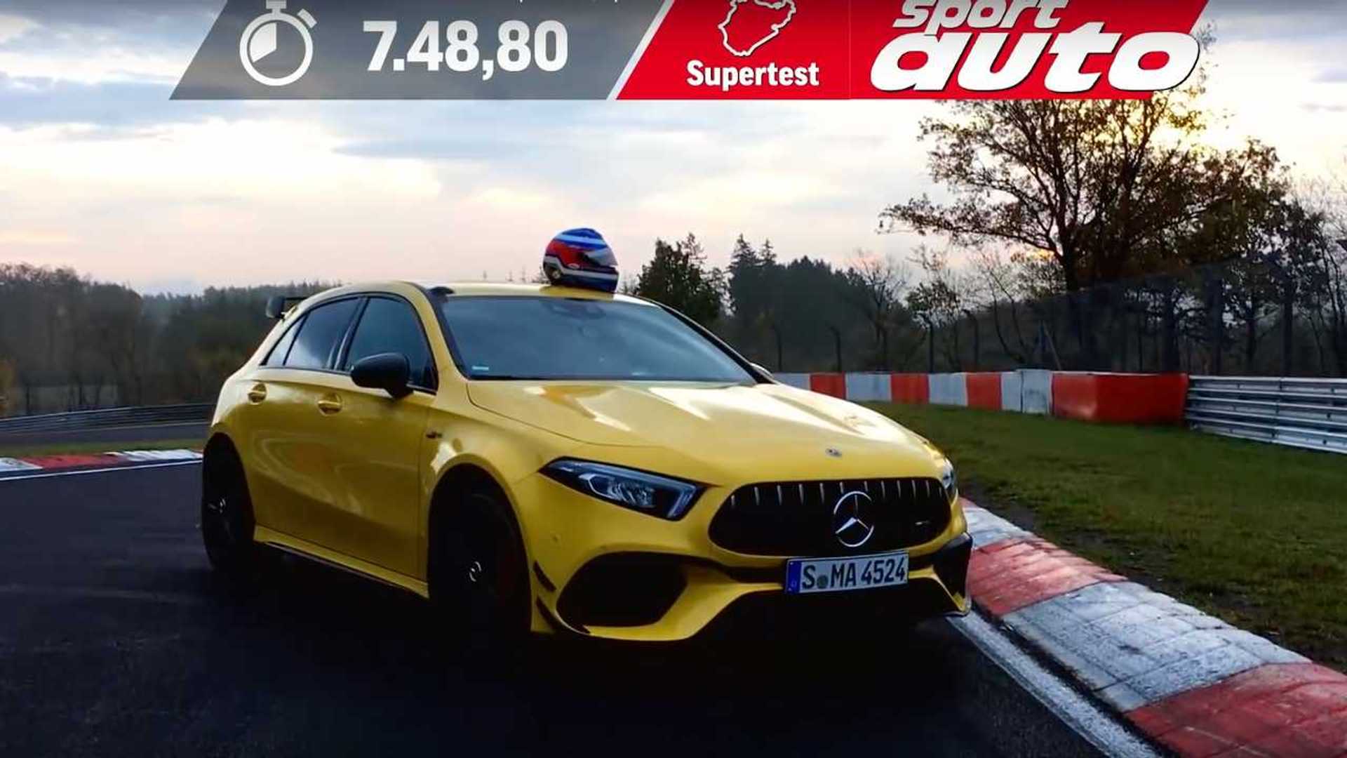 Mercedes-AMG A45 S'in 7:48'lik Nürburgring turunu izleyin