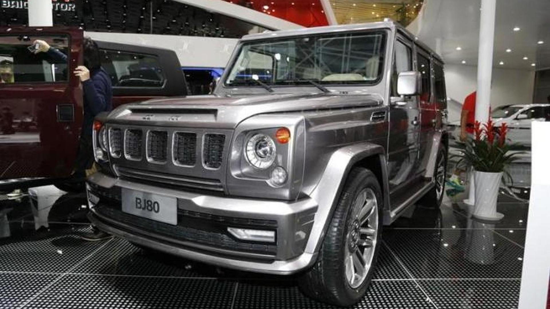 Beijing Auto BJ80 debuts in Beijing as G-Class copycat