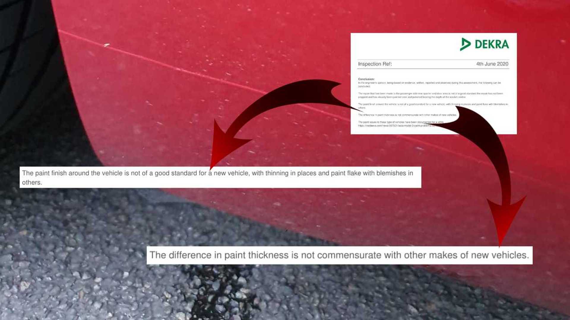 Tesla Model 3 Paint Is Not Of A Good Standard, UK Inspection Says