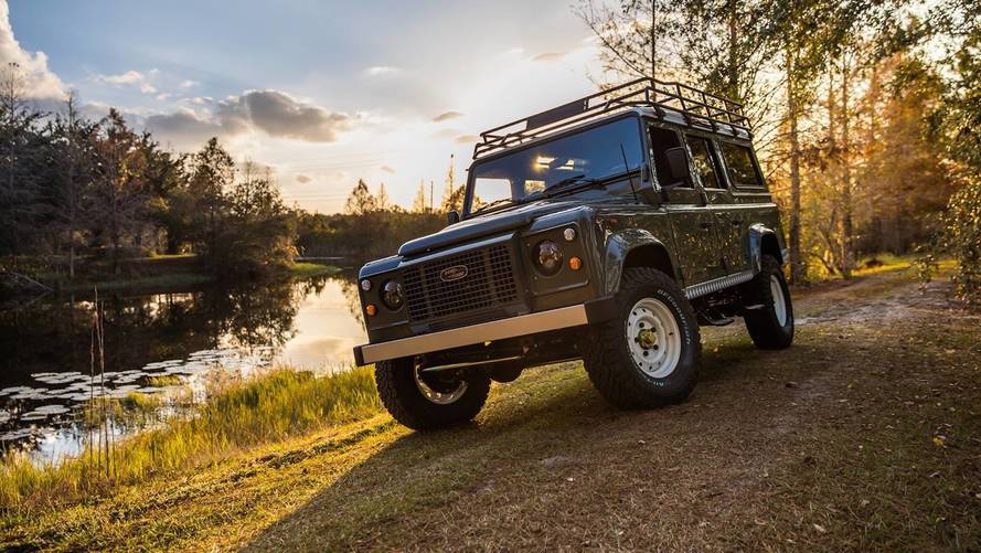 Classic Land Rover Defender Restomod Goes Electric With Tesla Power
