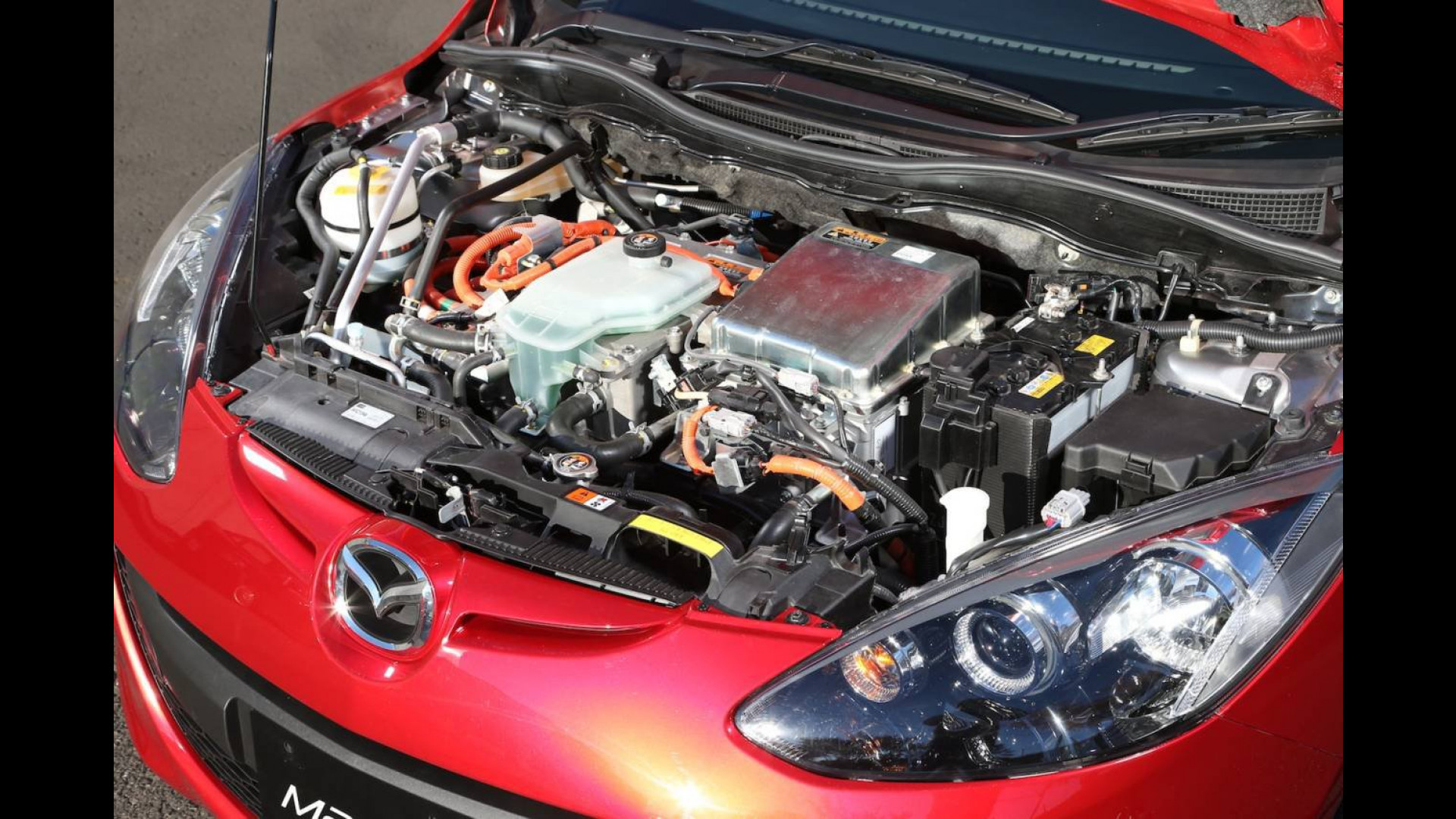 Mazda2 EV Range Extender, elettrica e rotativa