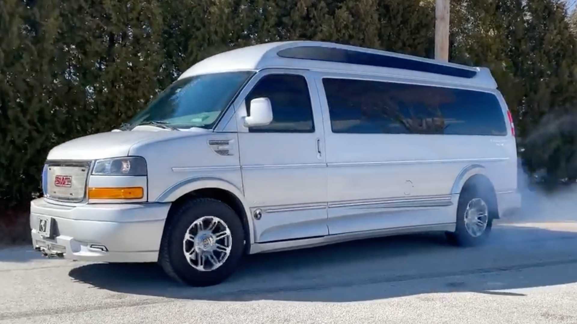 GMC Savana Van With 1 100 Horsepower Is An Unusual Sleeper