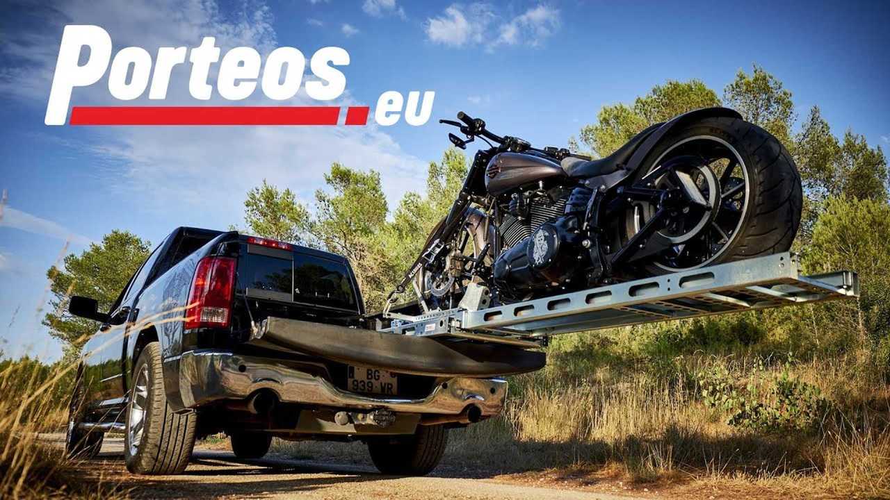 Porteos Self-Loading Motorcycle Ramp Launches Crowdfunding