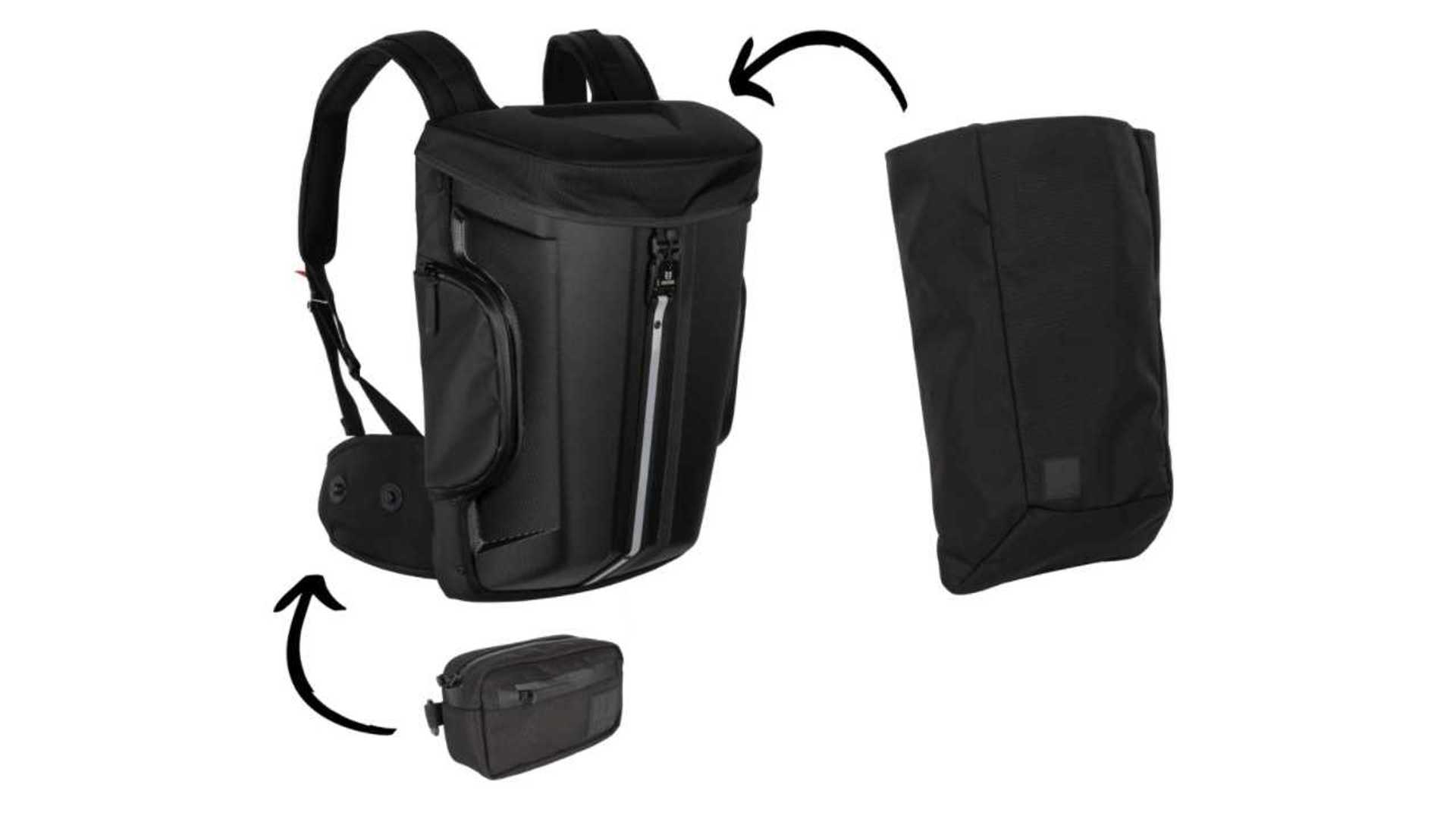 The Erode Backpack Incorporates A Built-In Back Protector