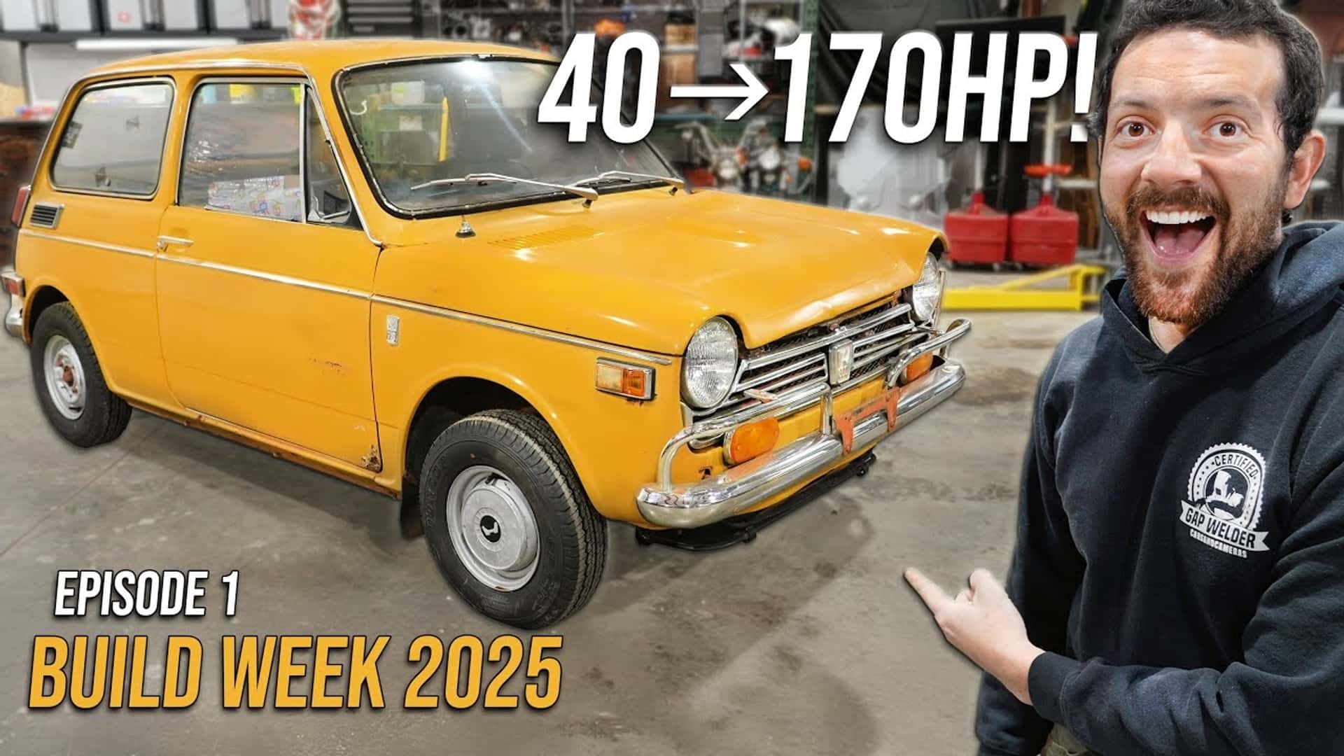 Mobil Mini Honda Klasik Ini Dapat Tambahan Tenaga Superbike Besar