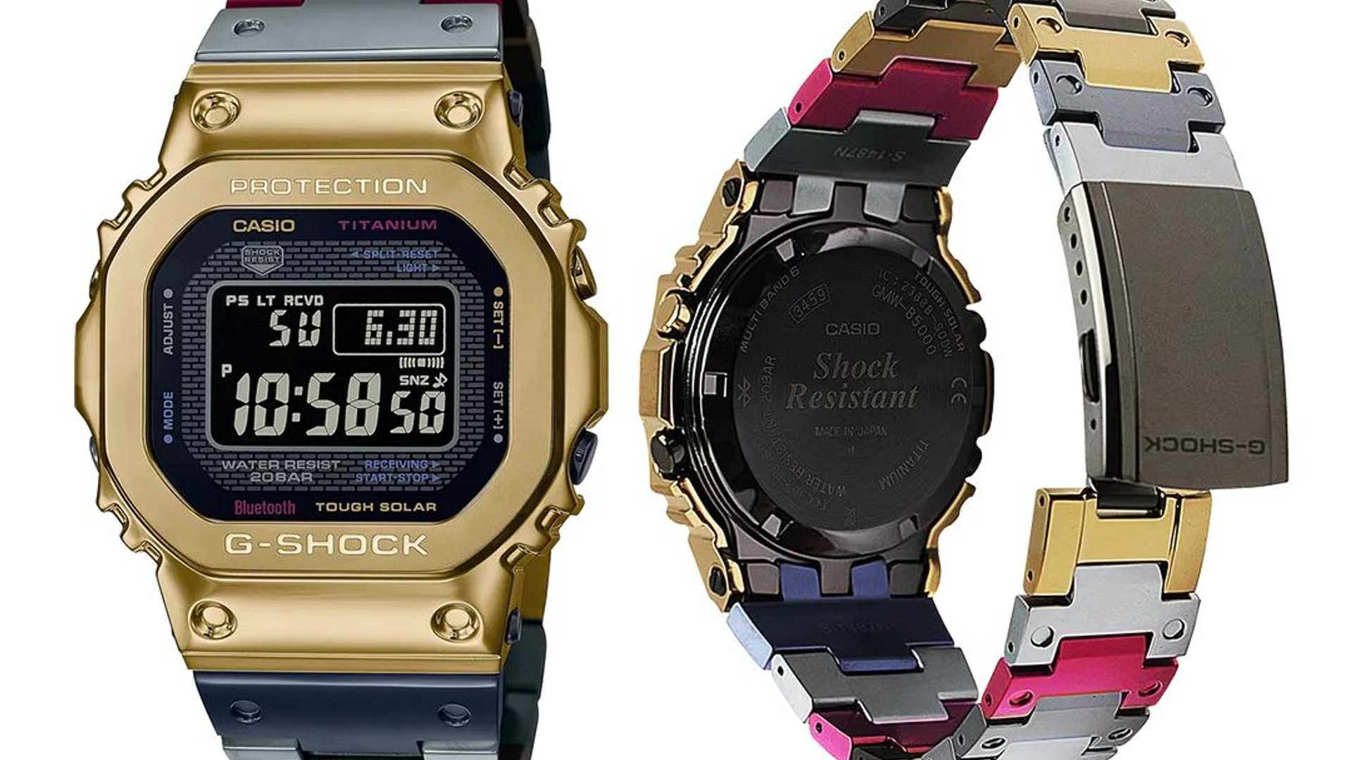 G-Shock Releases A Colorful Limited-Edition Titanium Watch