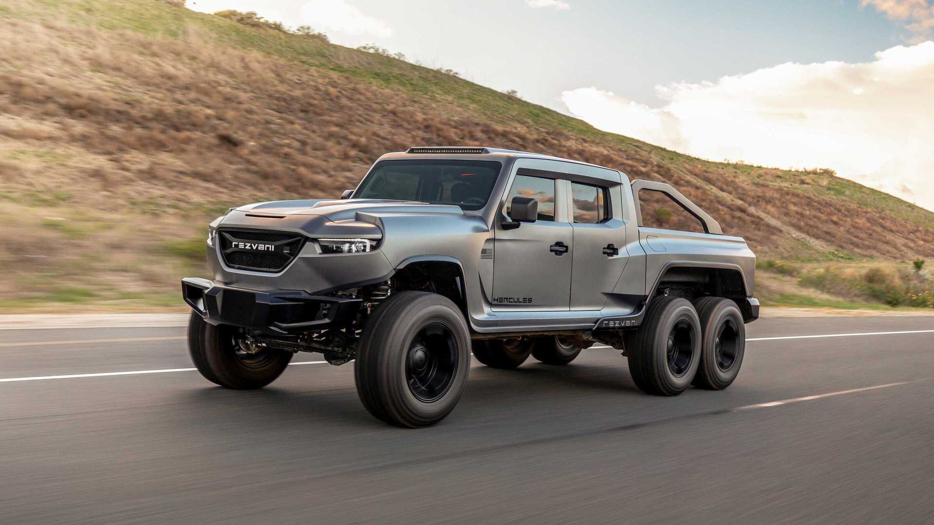 The Rezvani Hercules 6x6 Military Edition Is The Ultimate 6-Wheel Drive ...