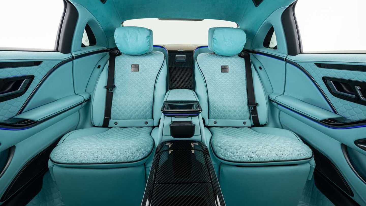 BRABUS Masterpiece, un Clase S Maybach con interior turquesa y 600 CV