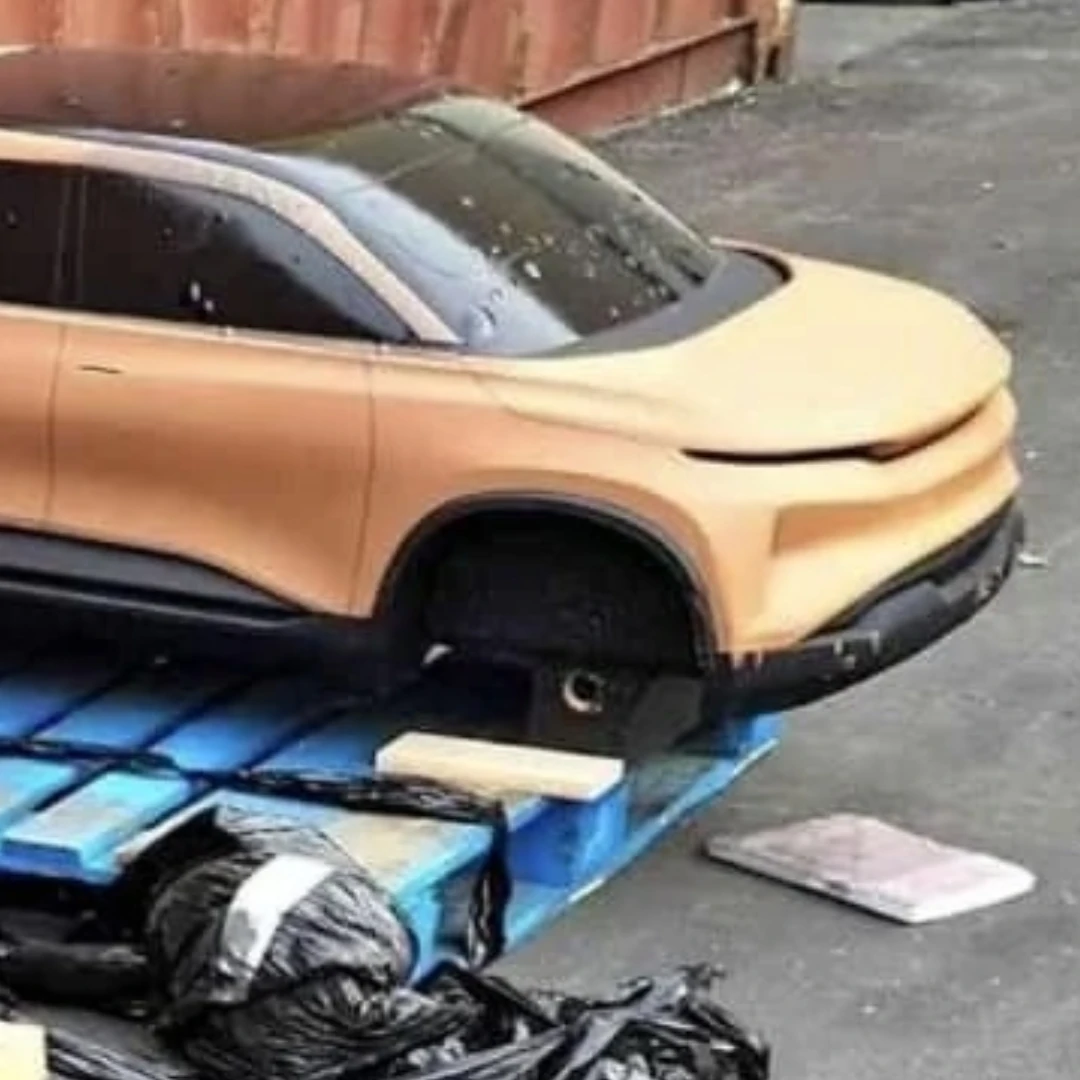 Possible Lucid Pickup Truck Seen In Clay Model Form