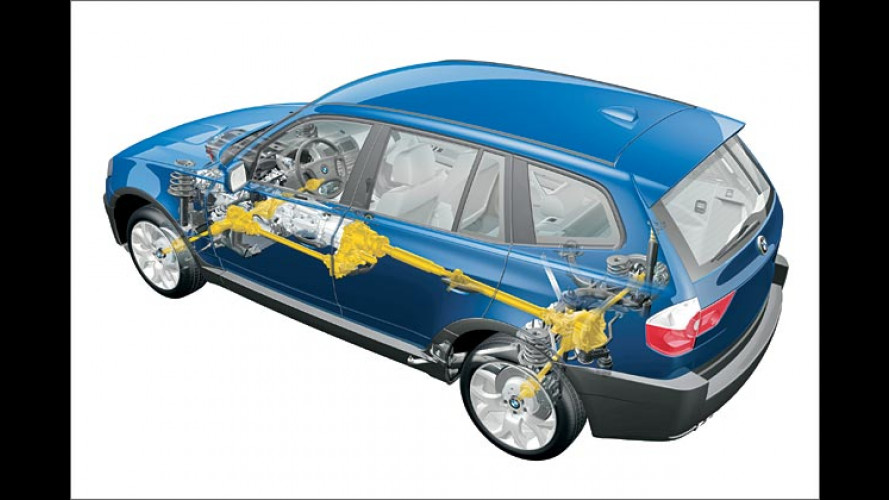 BMW X3: Das neue Allradsystem xDrive des Mittelklasse-SUVs