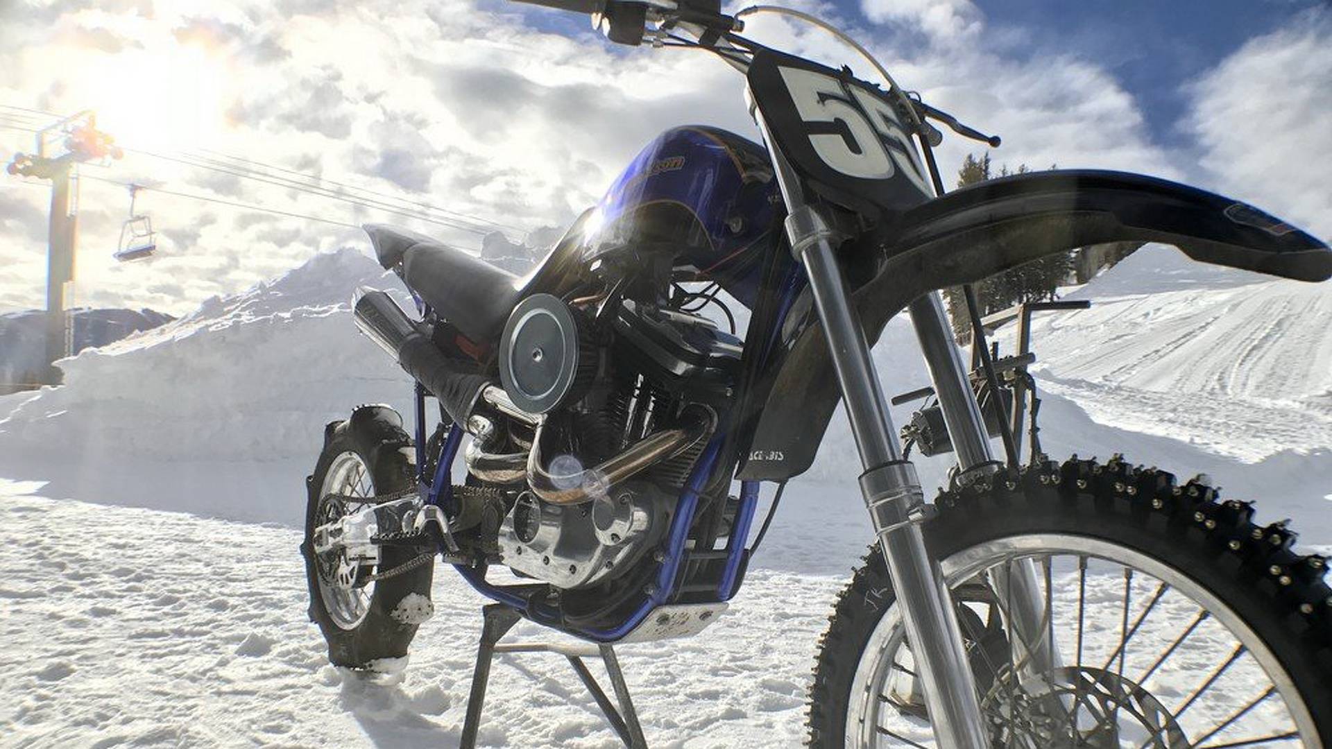 Harley-Davidson se inventa una competición sobre nieve en los X Games