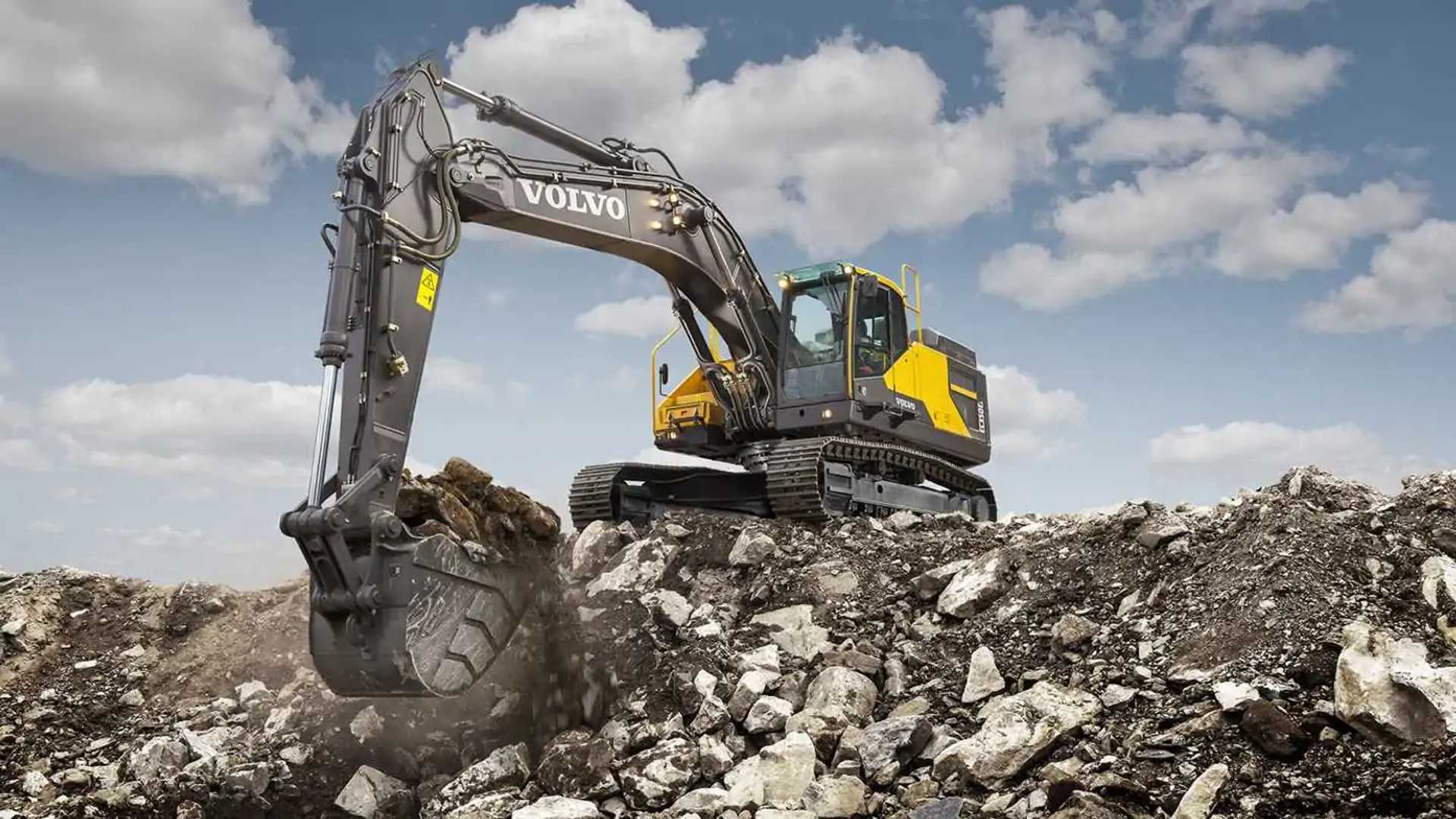Volvo CE lanza su nueva excavadora EC350E de 35 toneladas