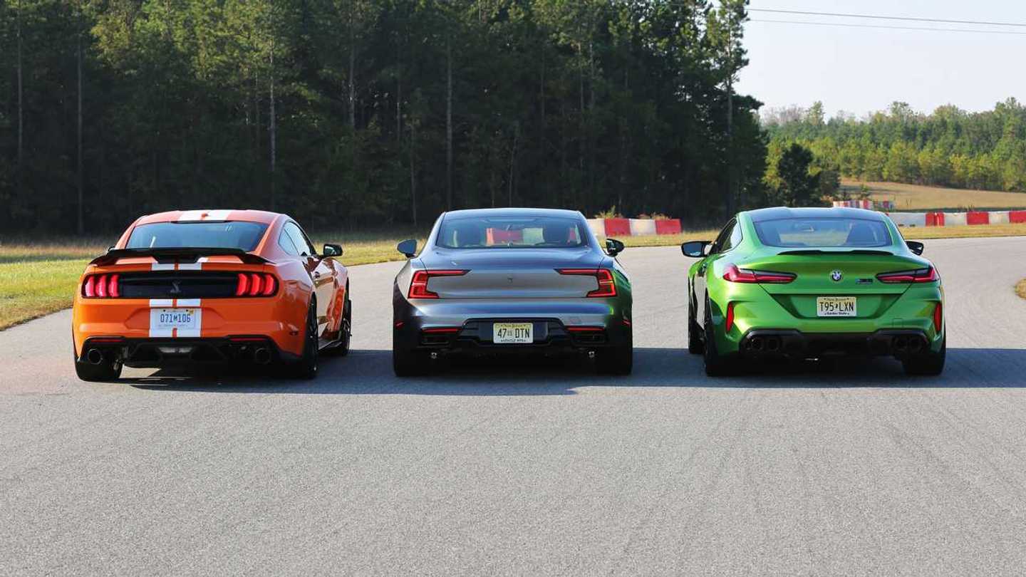 Muscle Car Comparison: BMW M8 Competition Vs Shelby GT500 Vs Polestar 1 ...