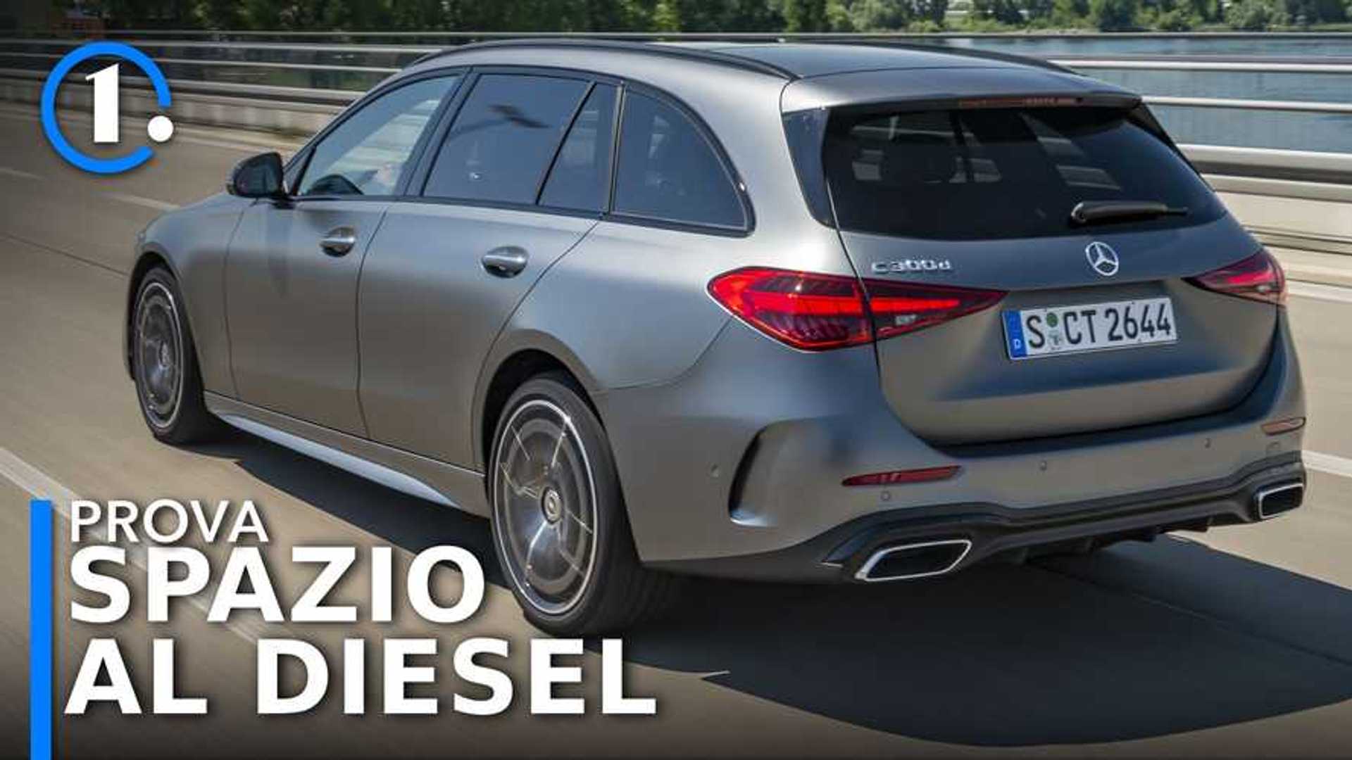 Mercedes Classe C Station Wagon 2021, prova del diesel 220d ibrido