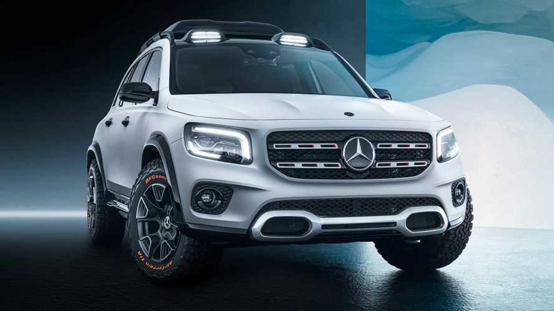 Mercedes-Benz GLB Concept estreia com visual off-road e 7 lugares