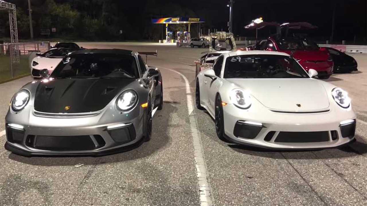 Porsche 911 GT3 VS GT3 RS Drag Race Worth The Premium 