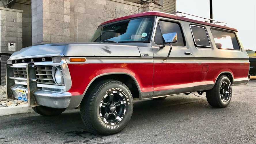 1975 Ford B-100 With Barn Doors Is The Quirky SUV You Can Buy