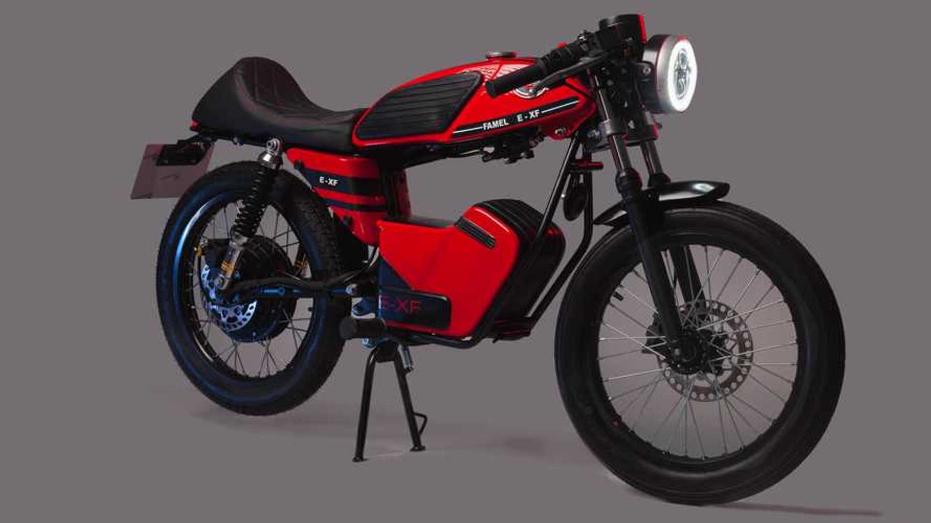 Famel E-XF 2021: una cafe racer eléctrica, por 4.100 euros