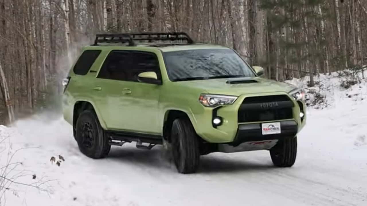 The Toyota 4Runner TRD Pro Is Sketchy But Fun On A Snowy Rally Course