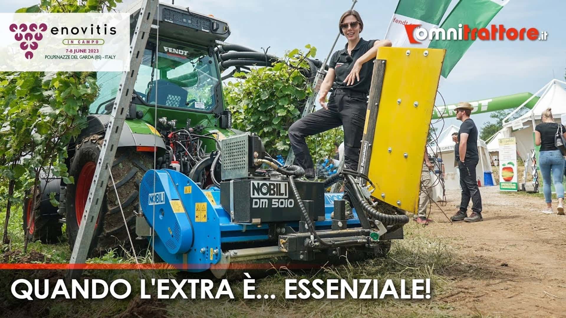 Nobili DM5010: il diserbo meccanico facile a Enivitis in Campo