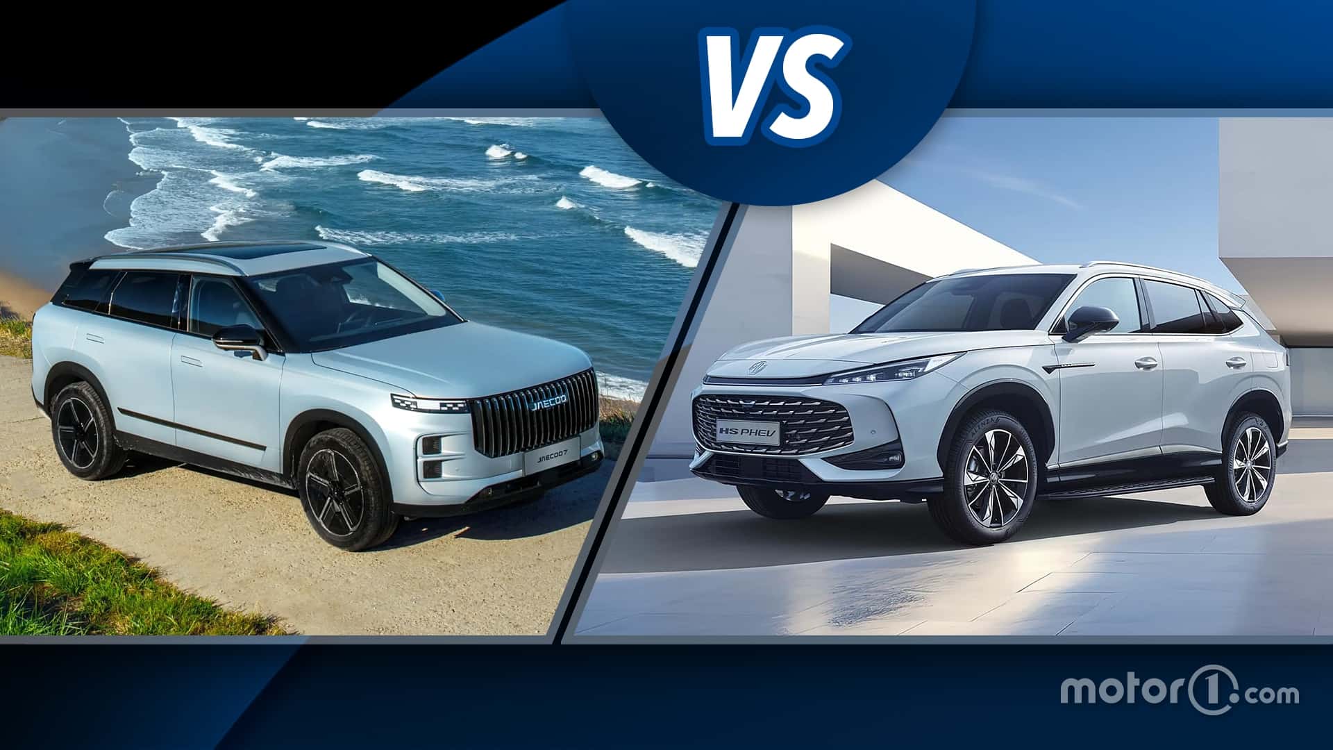 JAECOO 7 vs MG HS, comparativa de SUV (híbridos) a buen precio