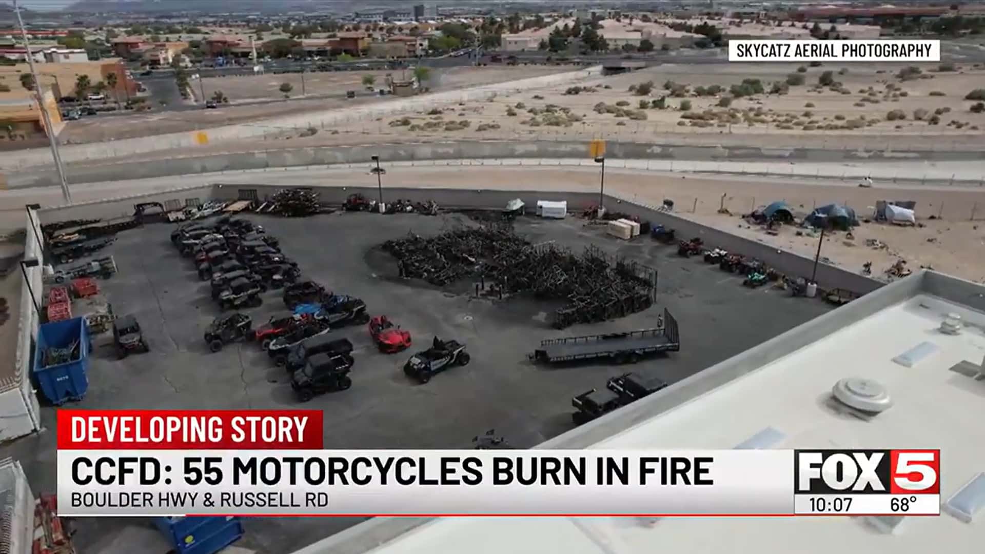 Why Did Someone Light 50-Plus Motorcycles On Fire At This Dealership?