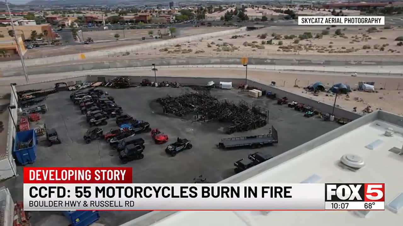 Why Did Someone Light 50-Plus Motorcycles On Fire At This Dealership?
