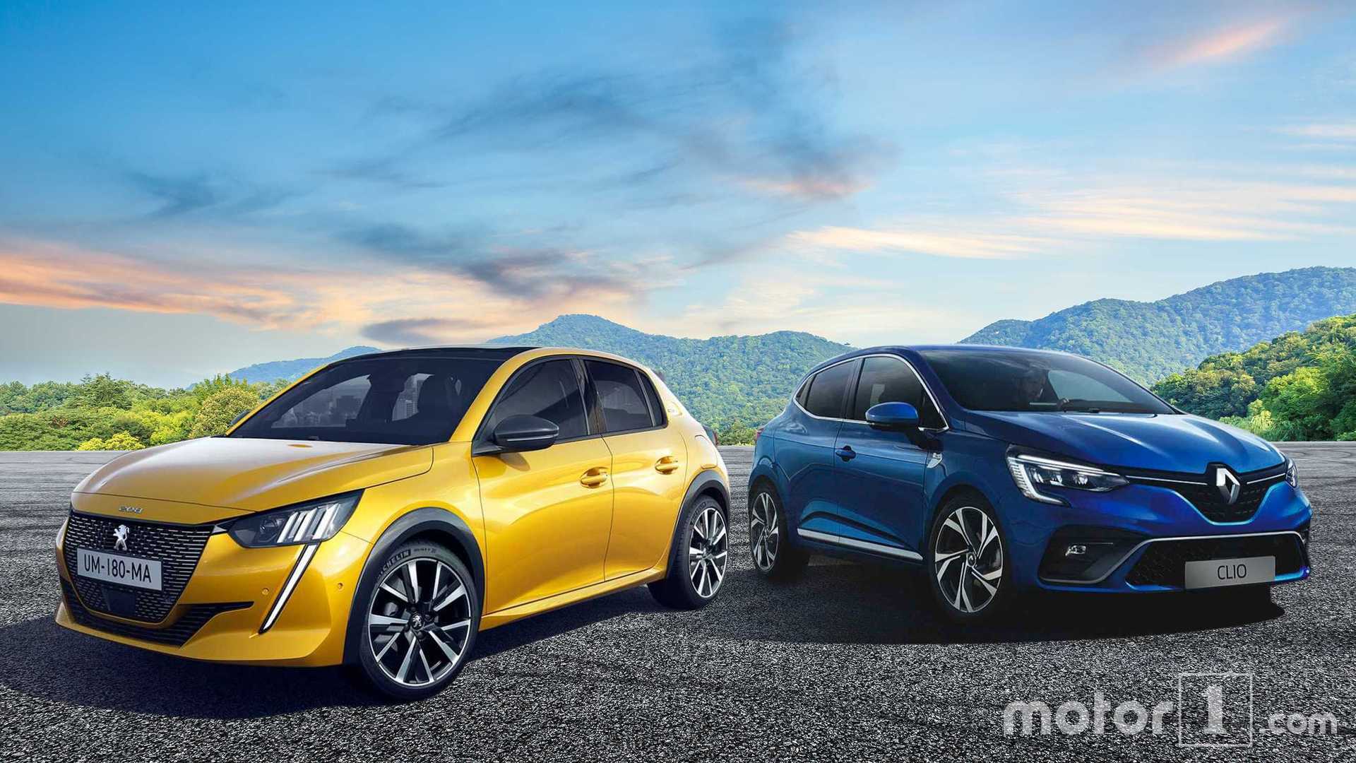 Peugeot 208 Und Renault Clio Im Ersten Vergleich