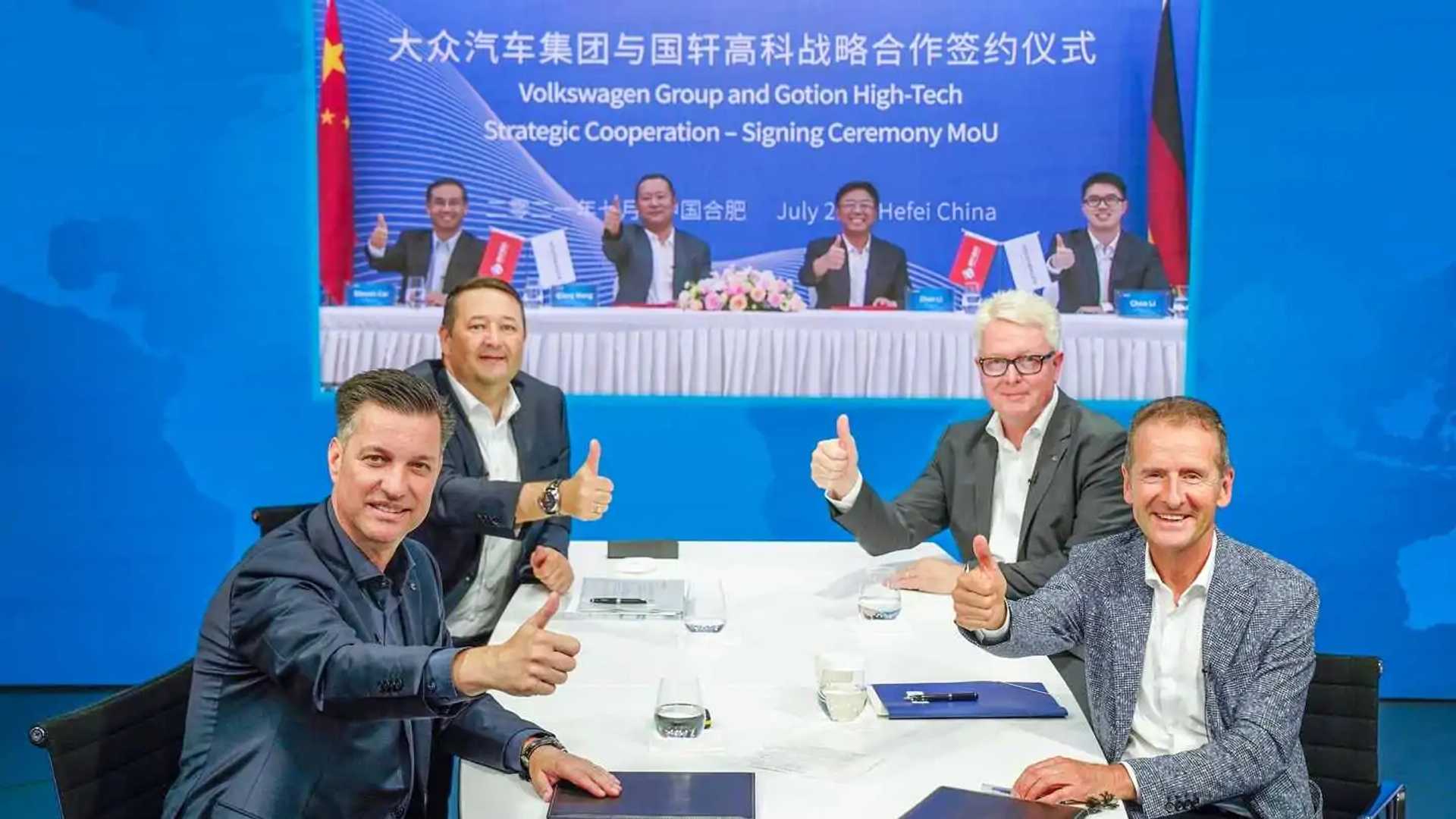 Volkswagen Group Will Develop Unified Cell With Gotion High-Tech