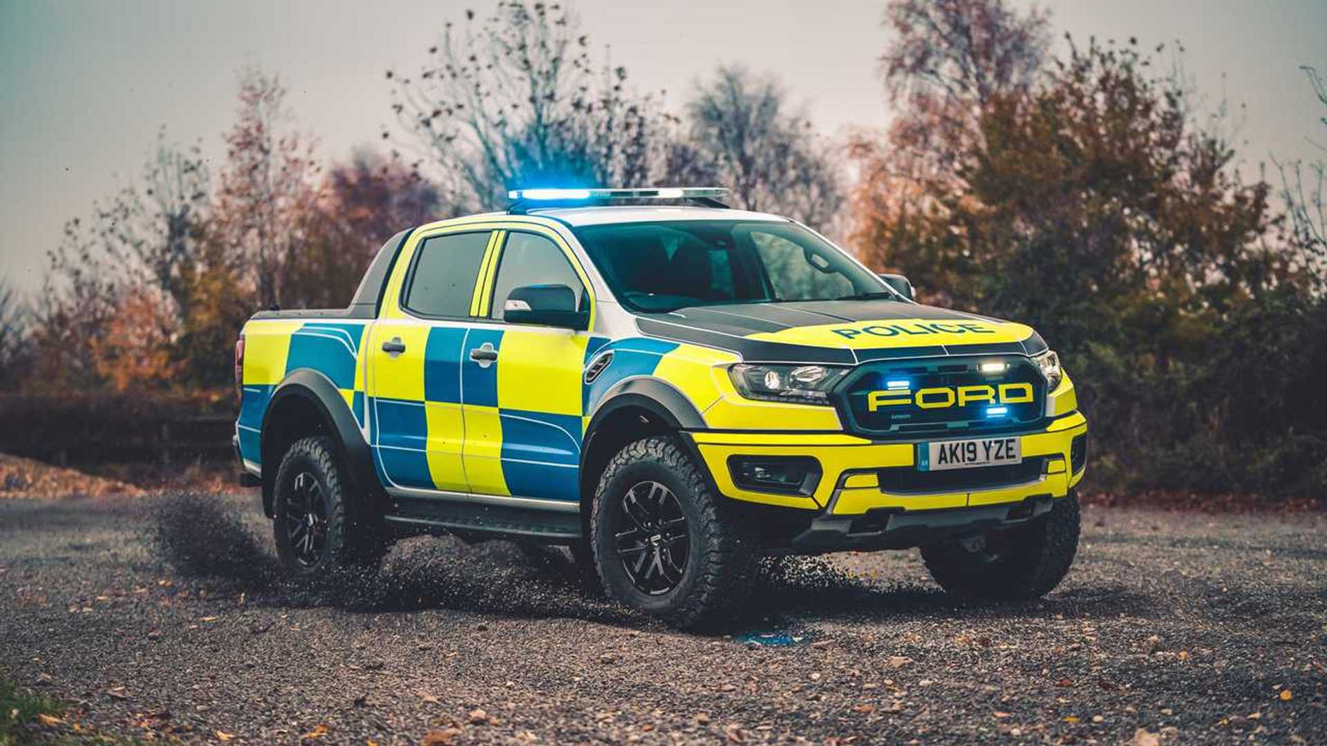 Die Waliser Polizei hat einen Ford Ranger Raptor