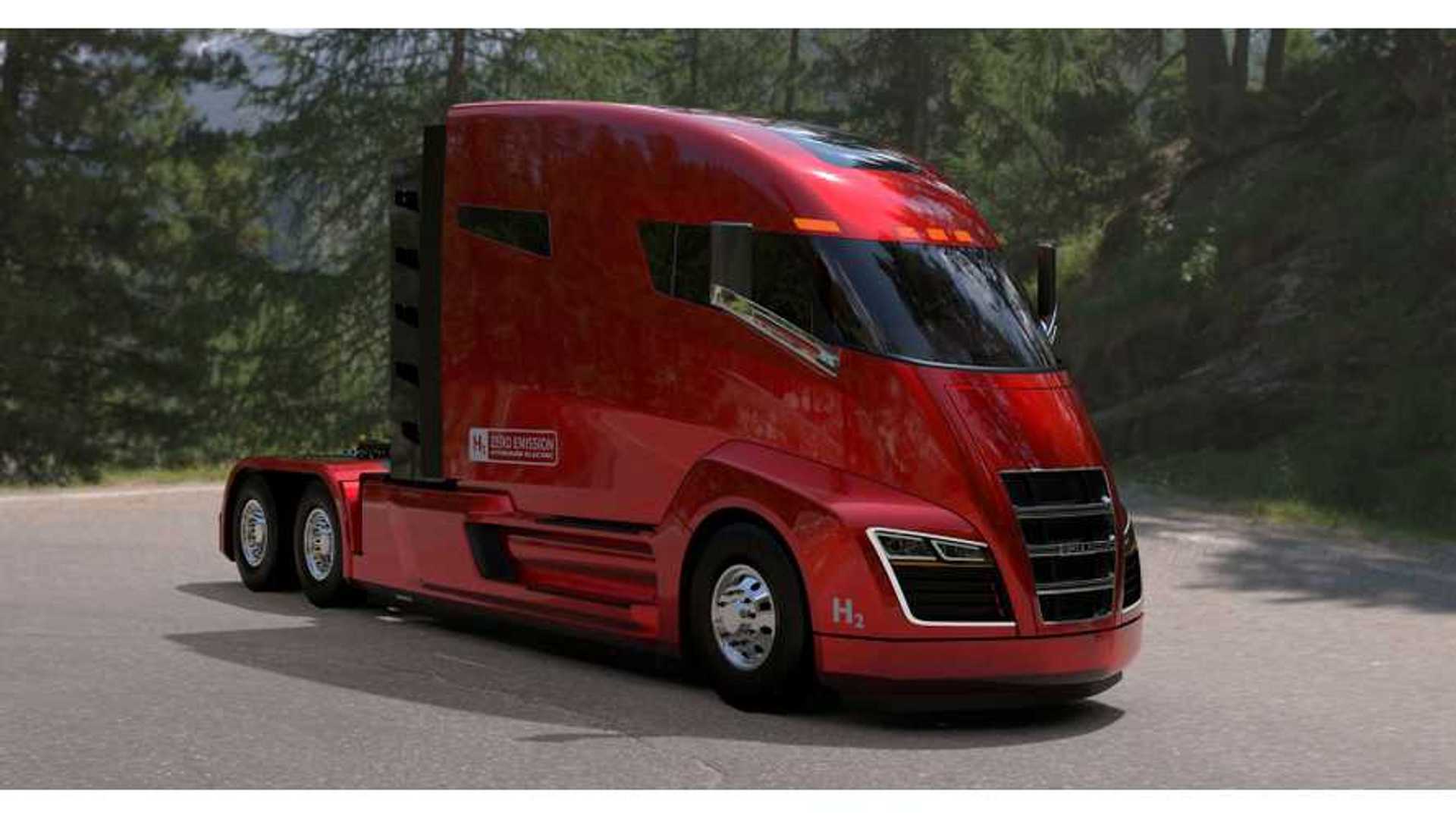 Nikola One Truck Turns To Hydrogen Power For Zero Emission Driving In US