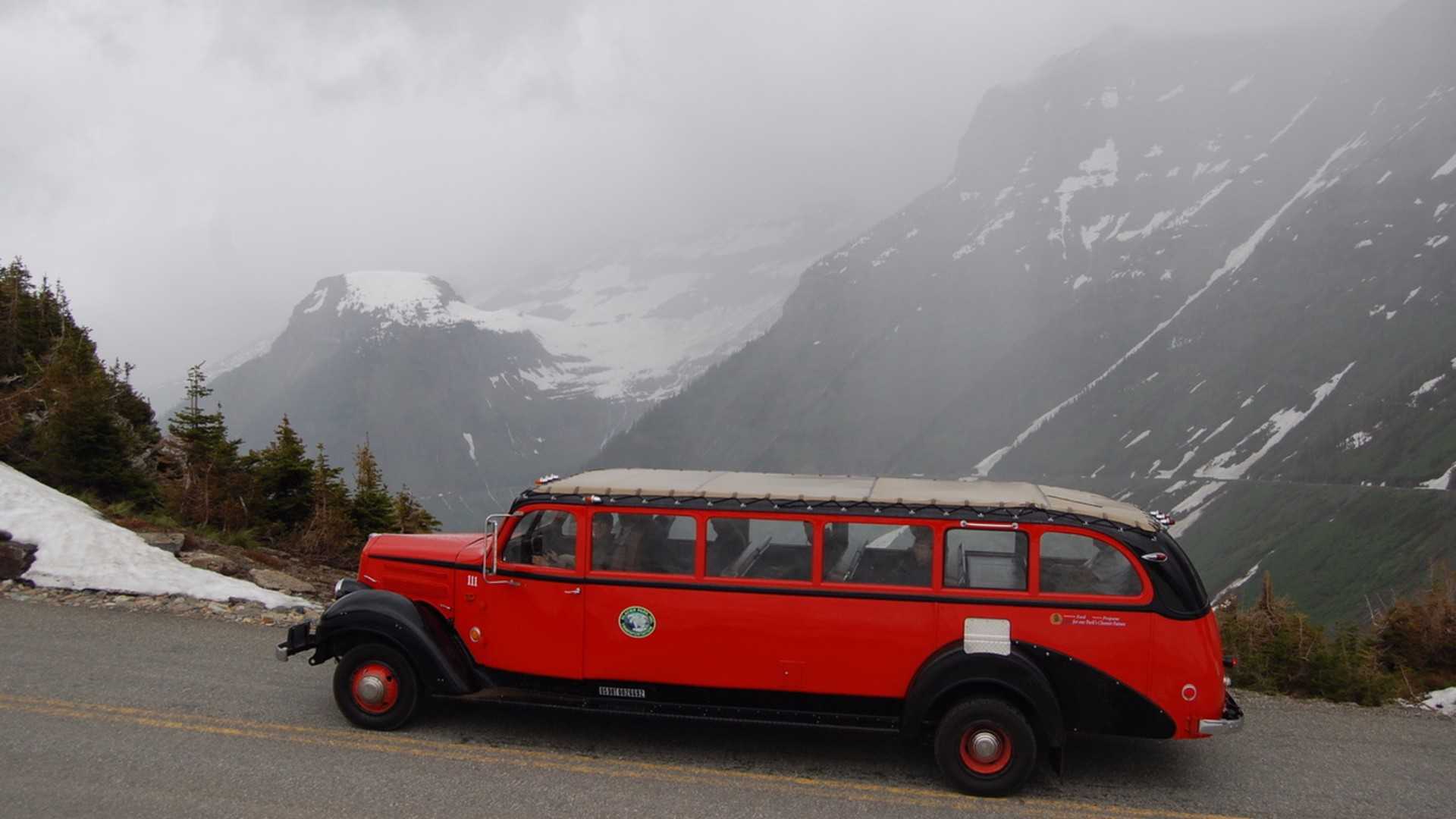 Glacier Park Red Bus Fleet Set For Hybrid V8 Makeover | Motorious