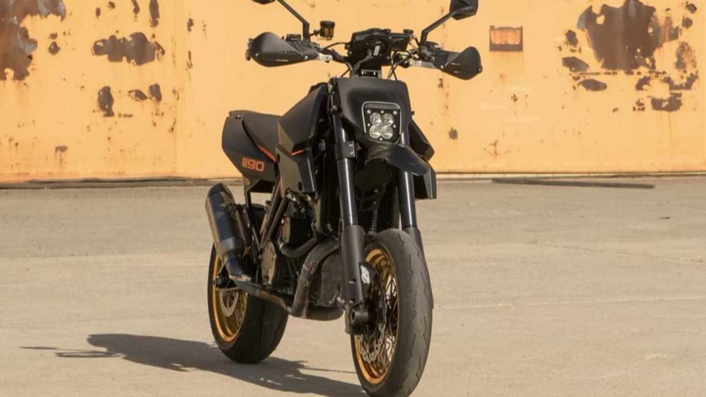 Custom Shop Transforms KTM 1190 Adventure Into A Manic Motard