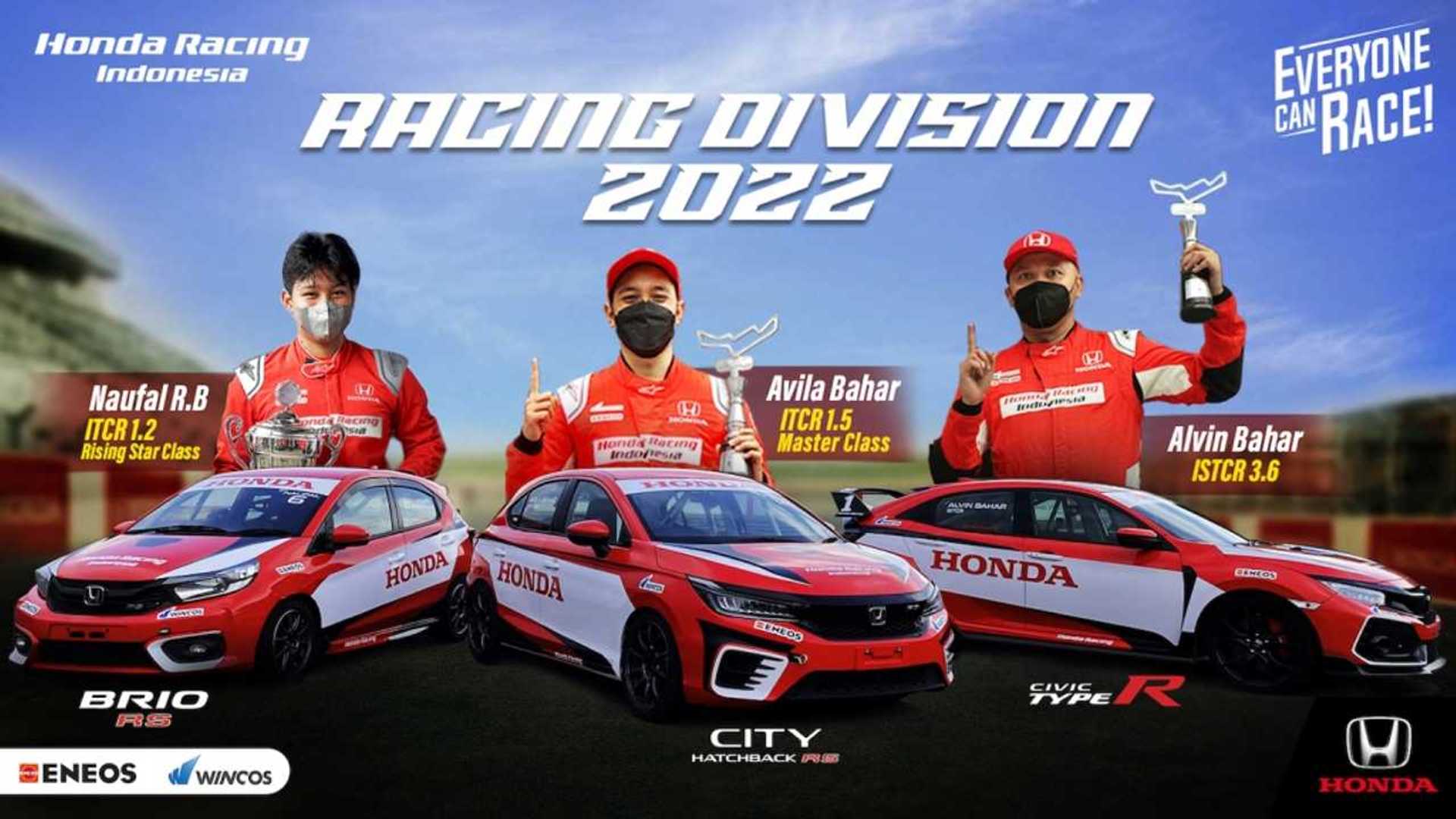 Ini Jajaran Pembalap Honda Racing Indonesia Musim Balap 2022