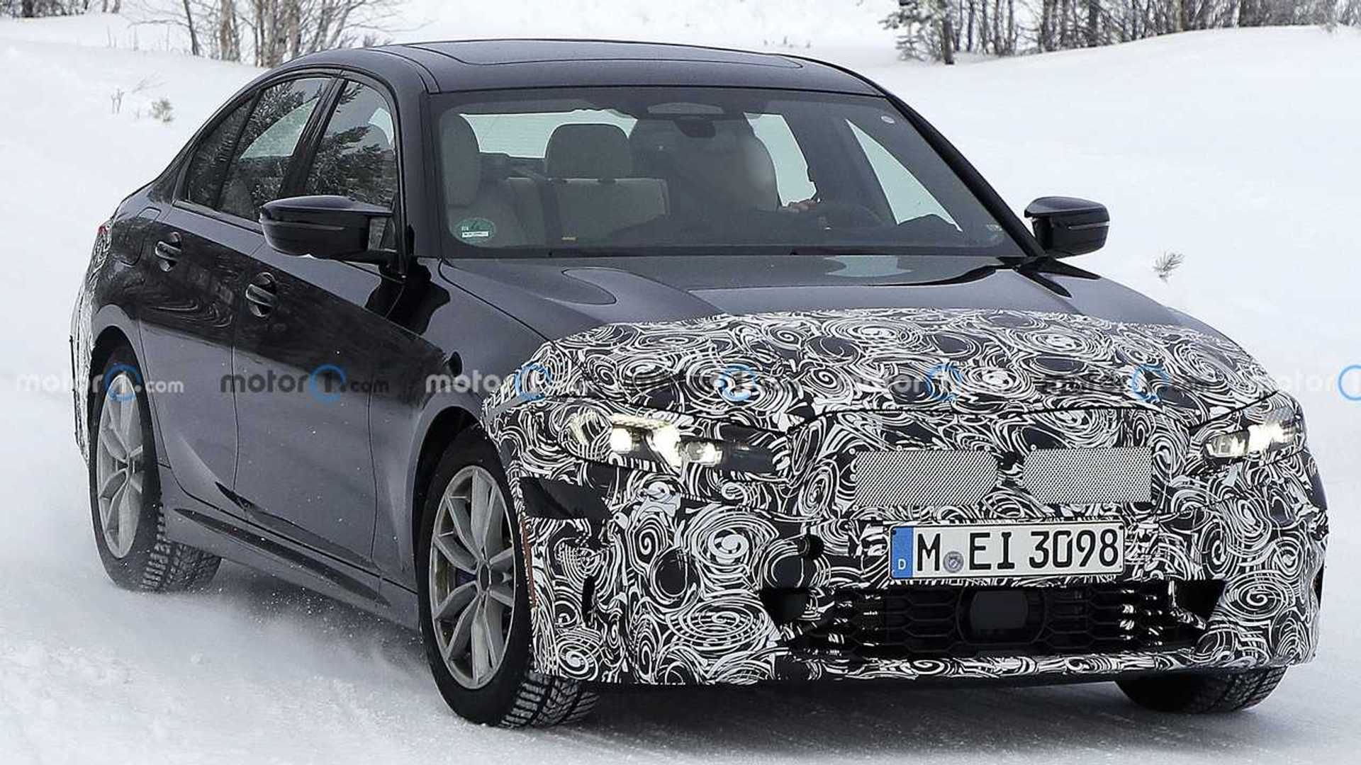 Flagra: BMW i3 2023 elétrico antecipa visual do próximo Série 3 sedã