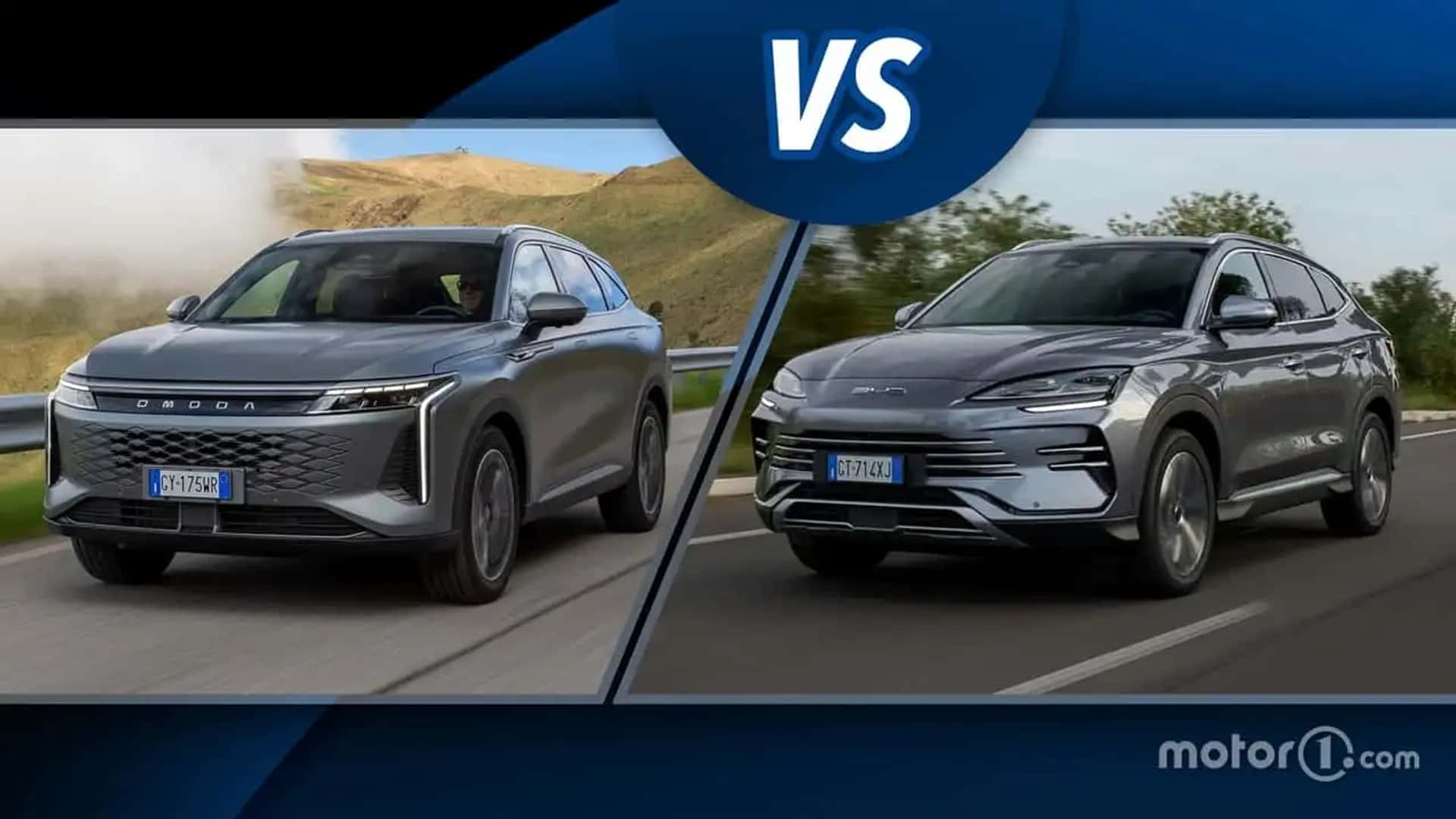 OMOSA 9 vs. BYD SEAL U DM-i, comparativa de SUV superhíbridos